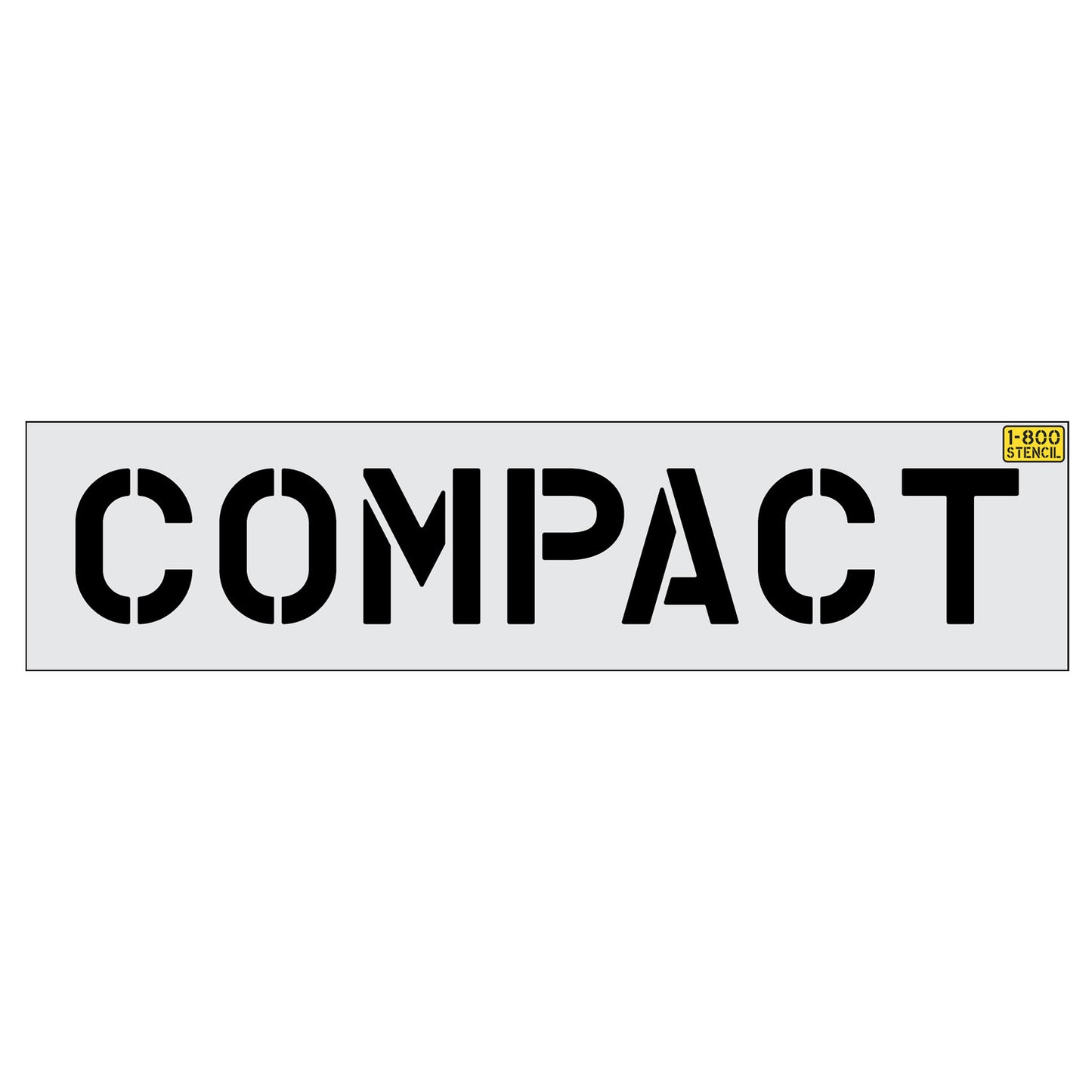 10" COMPACT Stencil | Parking Lot & Drive-Thru Pavement Marking Stencil ...