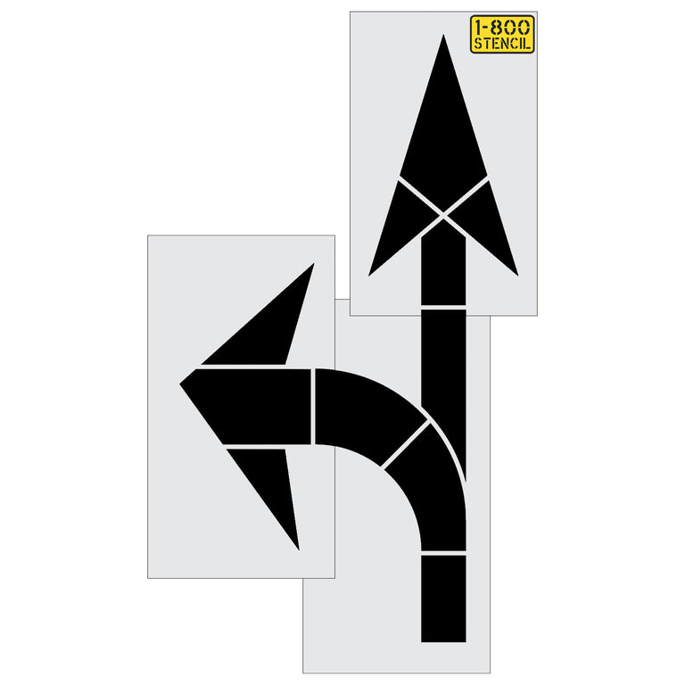 Turn Arrows — 1-800-Stencil