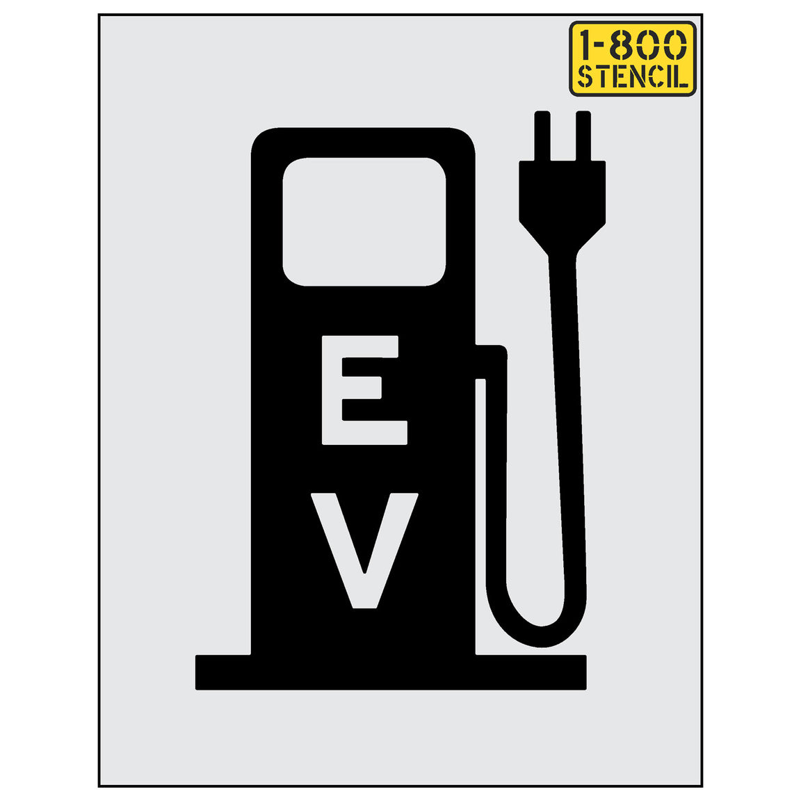Electric Vehicle Parking and Charging Station Stencils - 1-800-Stencil