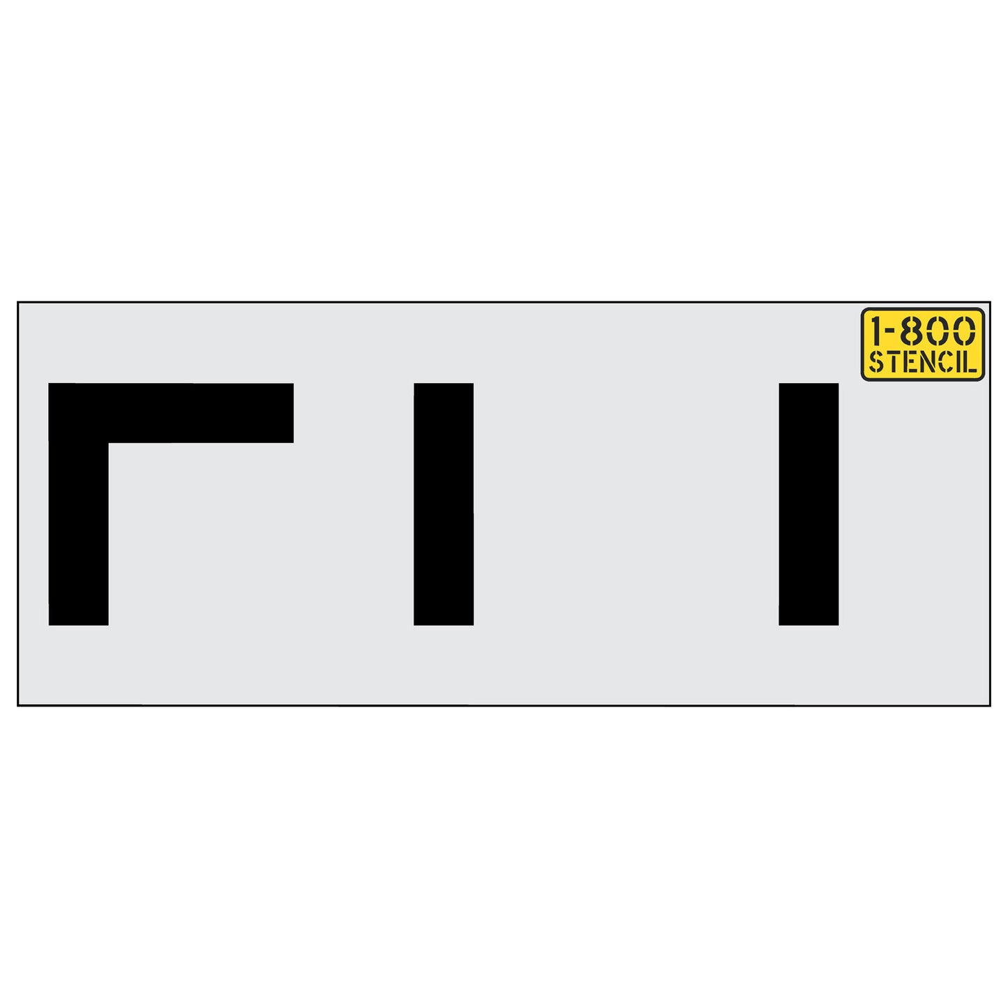 24" Football Field Paint Marking Stencil - 1-800-Stencil