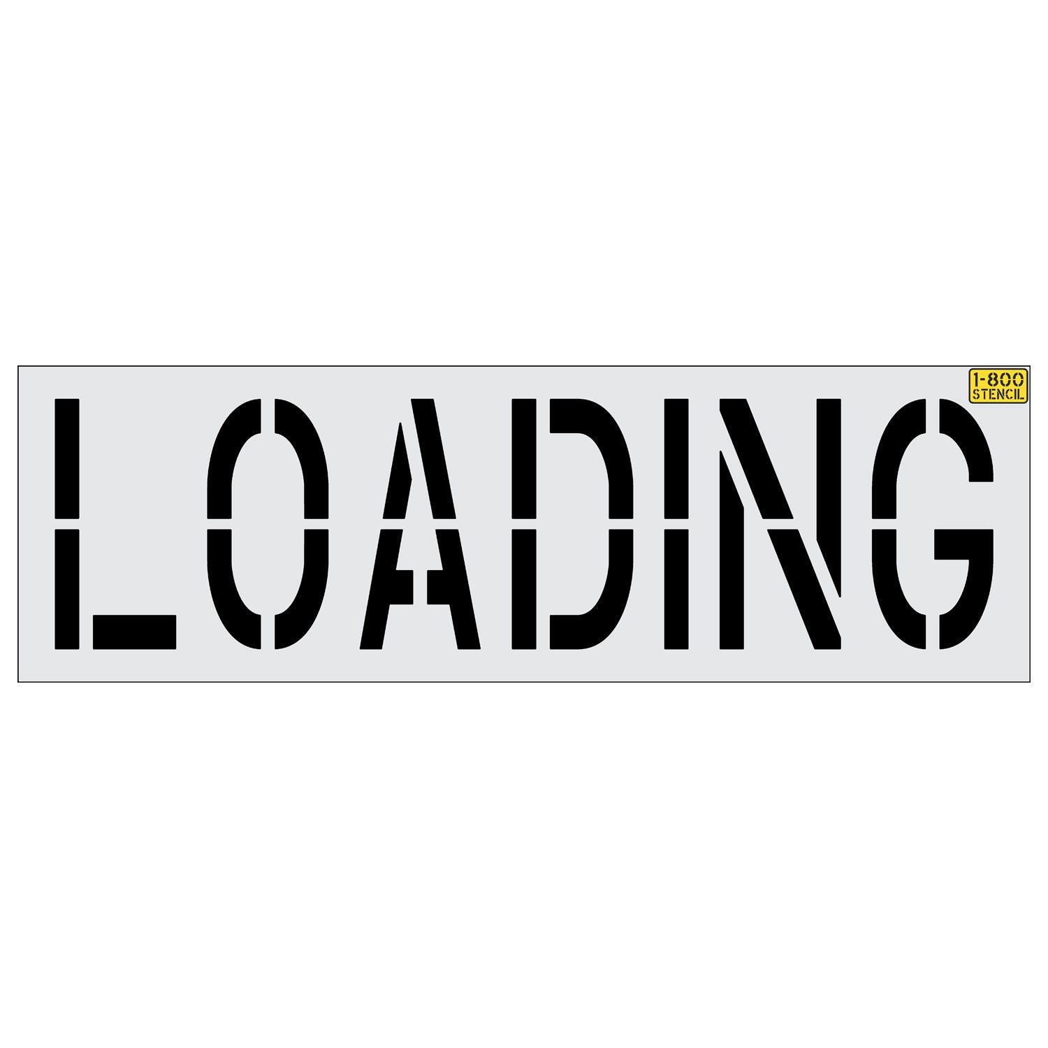 24" LOADING Stencil - 1-800-Stencil