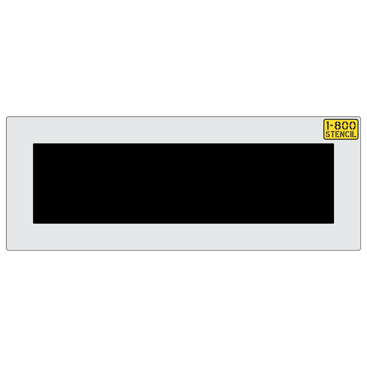 24"x90" Parking Lot and Crosswalk Bar Line Stencil — 1-800-Stencil