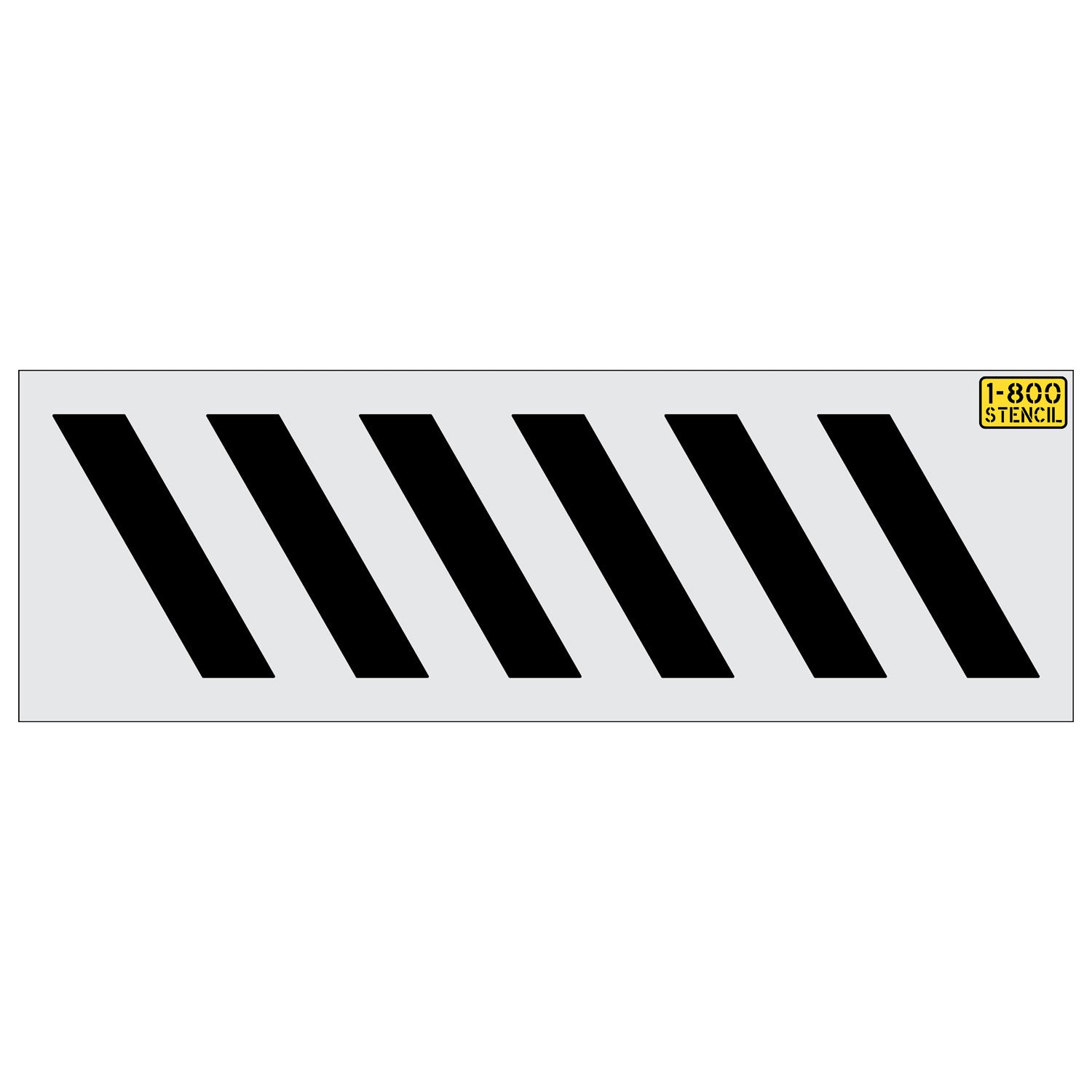 24" Speed Bump Line Stencil - 1-800-Stencil