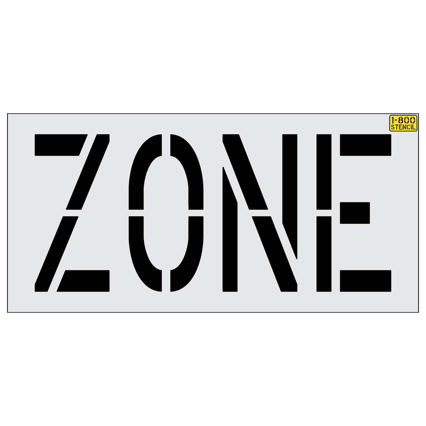 24" ZONE Stencil - 1-800-Stencil