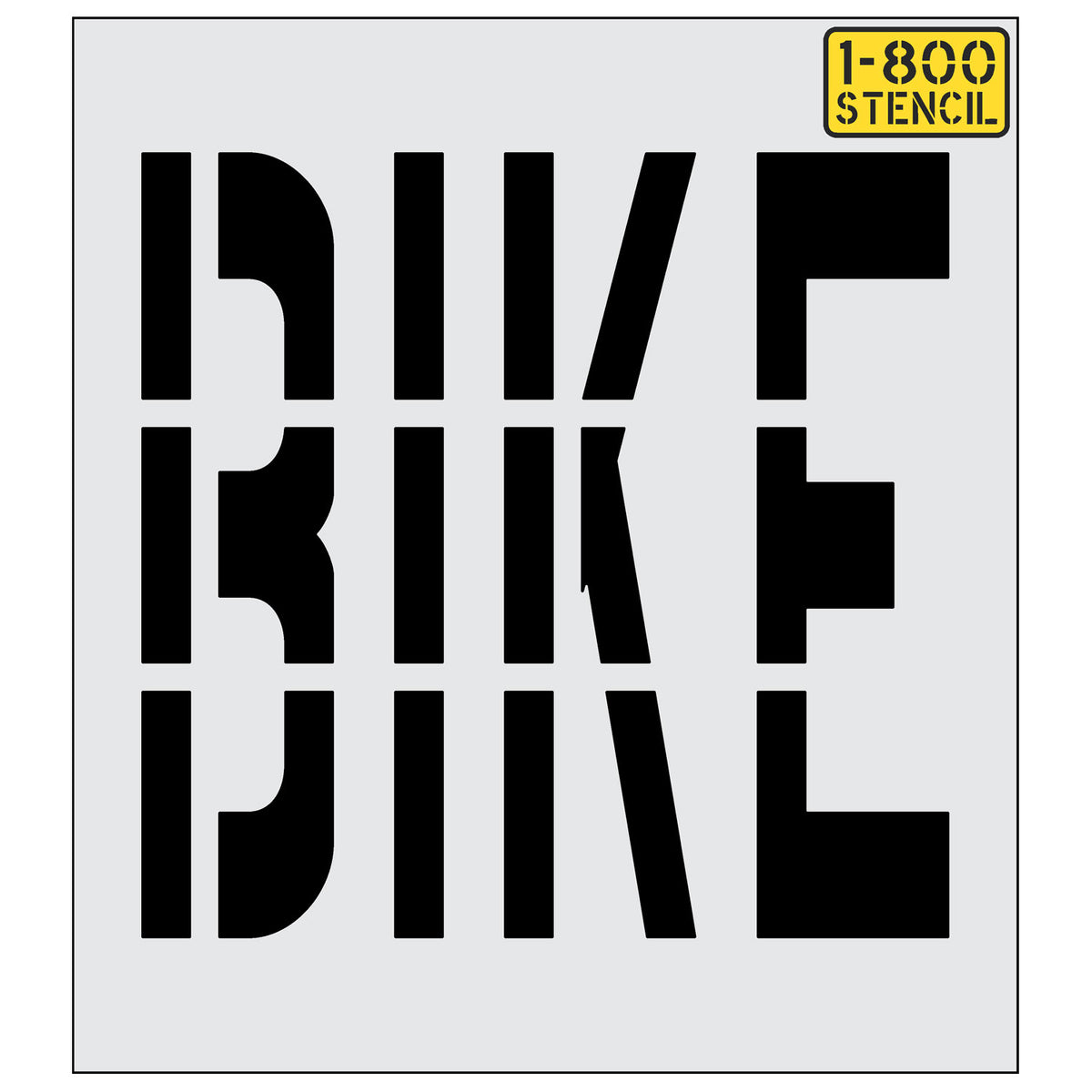 36" BIKE Stencil — 1-800-Stencil