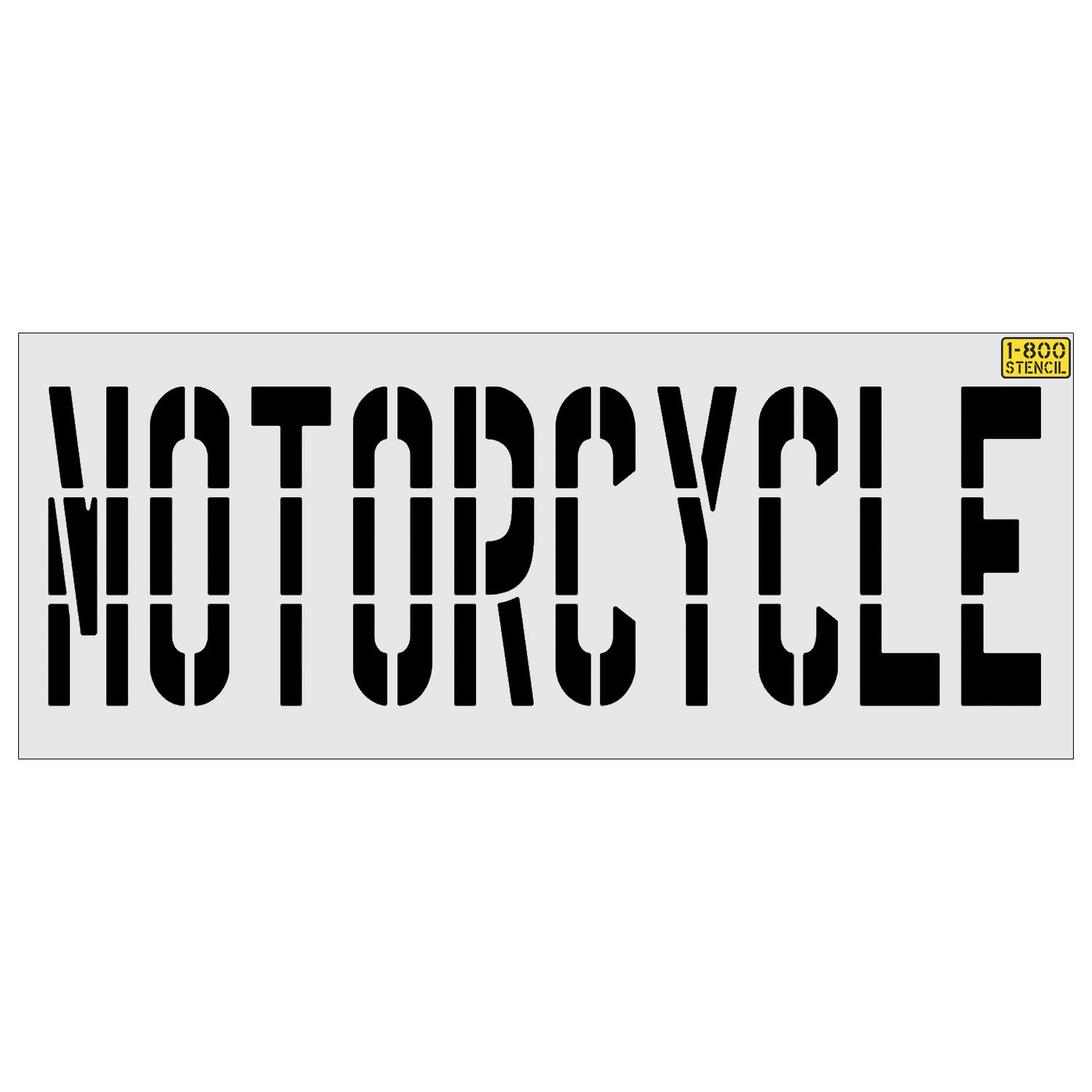 36" MOTORCYCLE Stencil — 1-800-Stencil