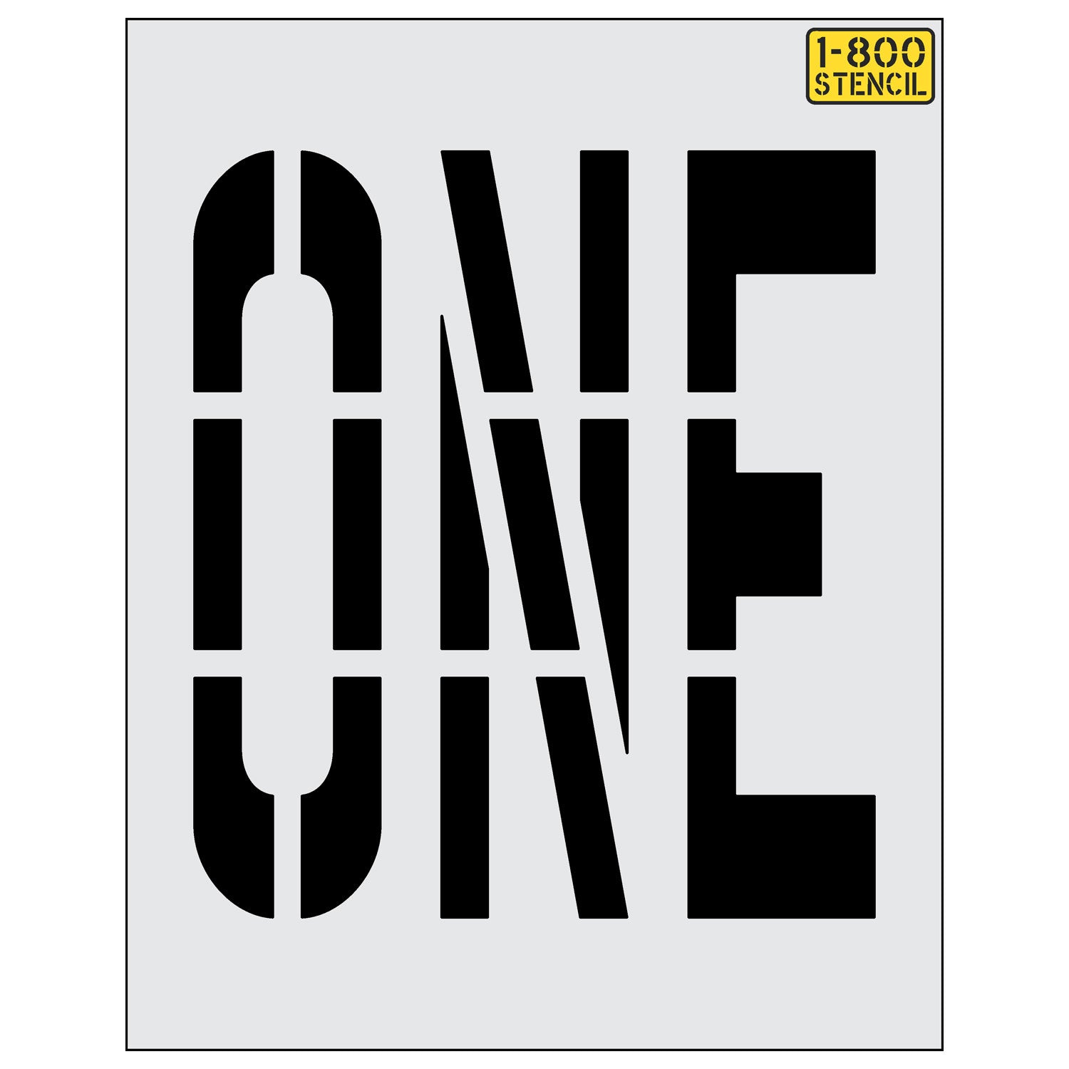 36" ONE Stencil - 1-800-Stencil