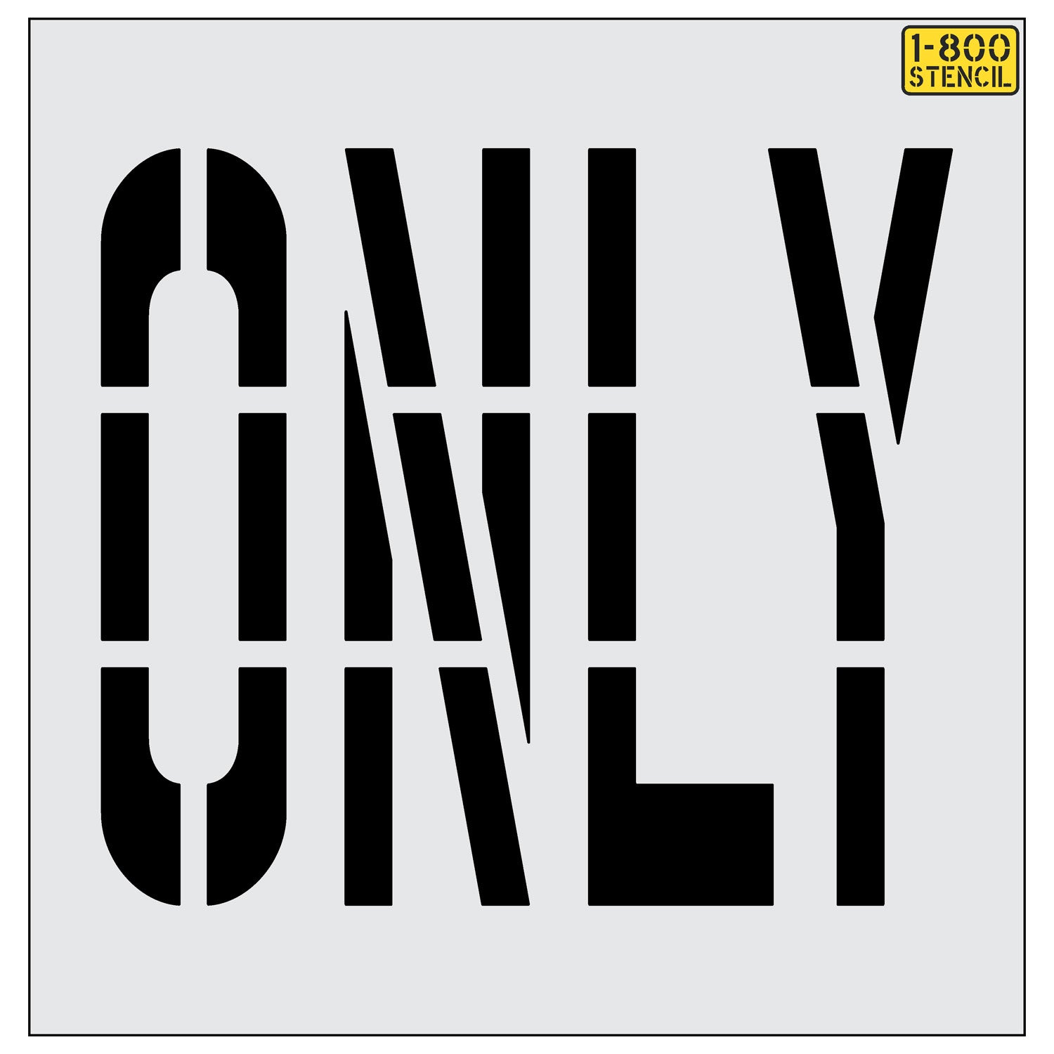 36" ONLY Stencil - 1-800-Stencil