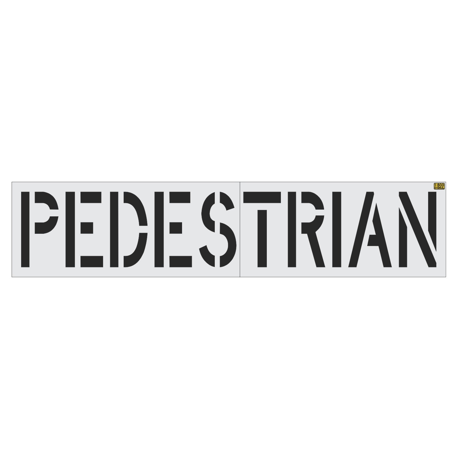 36" PEDESTRIAN Stencil - 1-800-Stencil