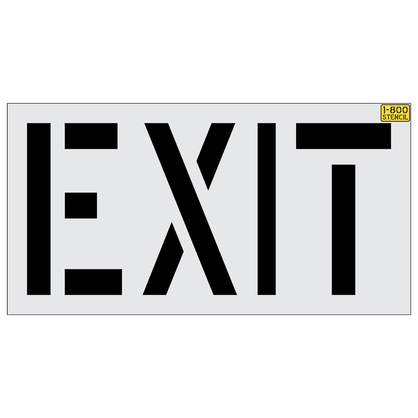 36" Retail EXIT Stencil | Parking Lot & Drive-Thru Pavement Marking ...