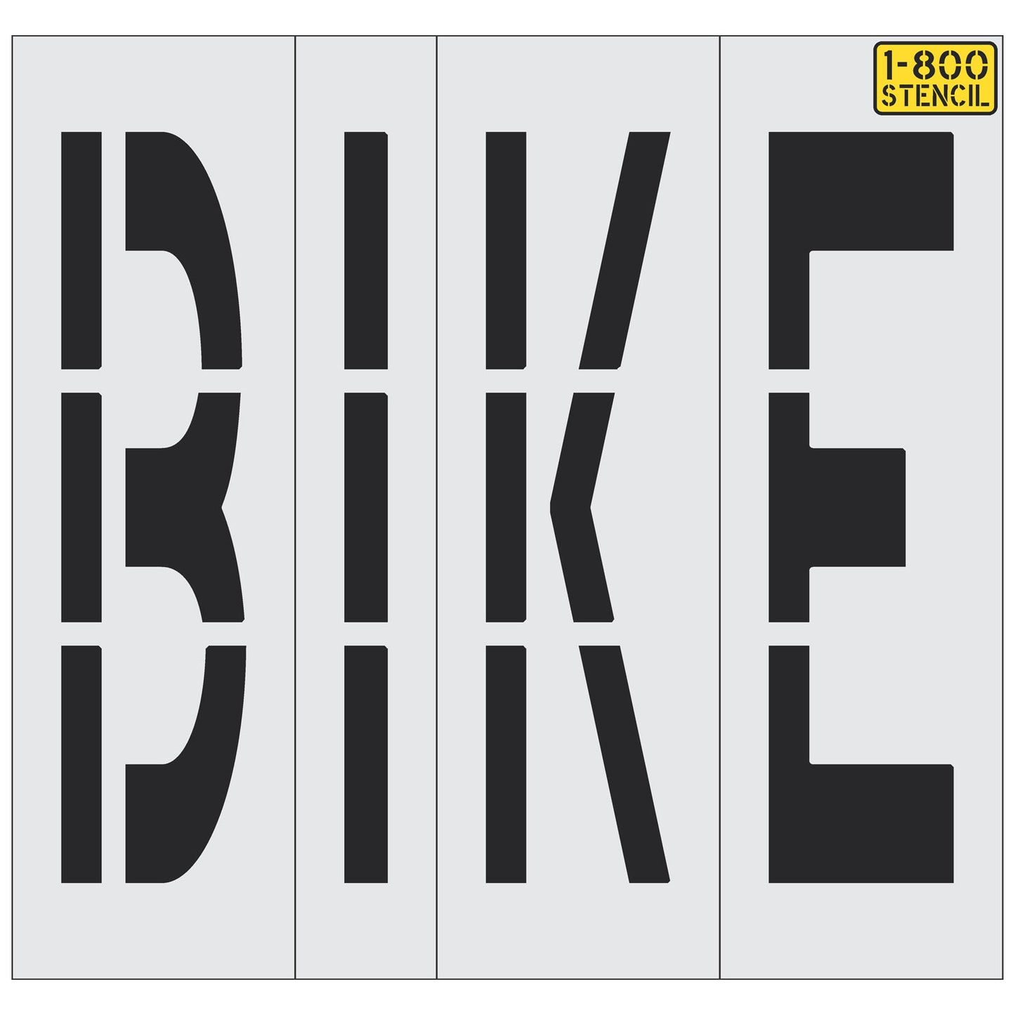 48" BIKE Stencil - 1-800-Stencil