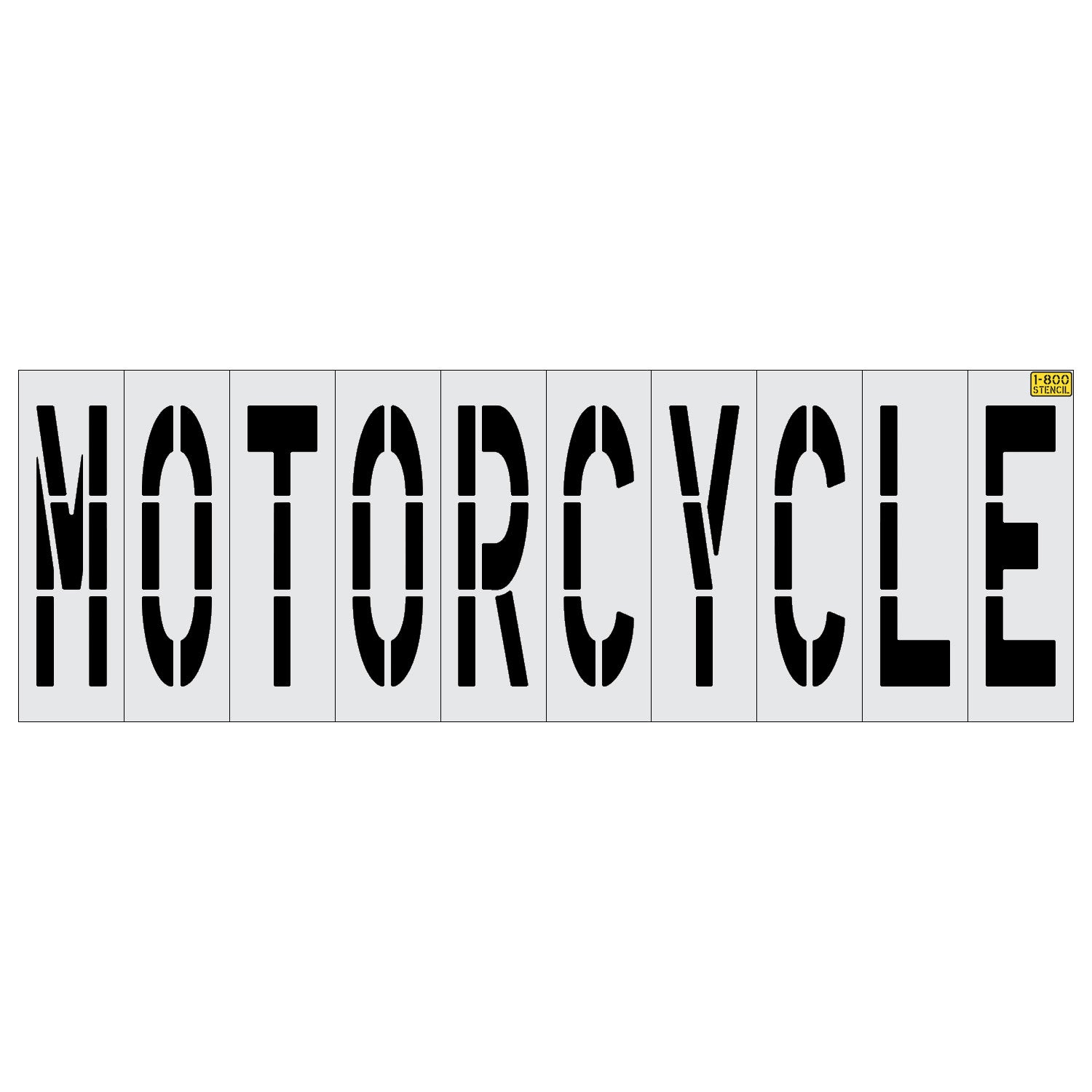 48" MOTORCYCLE Stencil - 1-800-Stencil