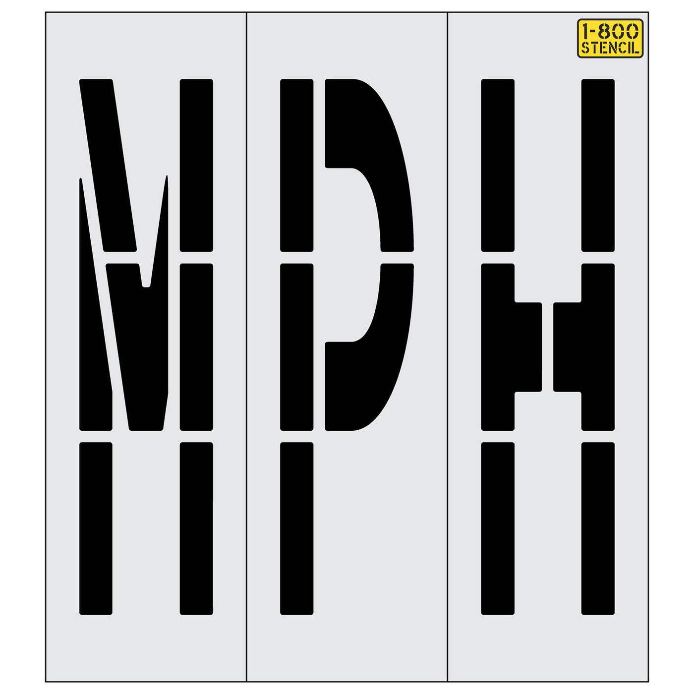 48" MPH Stencil - 1-800-Stencil
