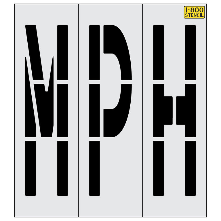 48" Wording Stencils - 1-800-Stencil