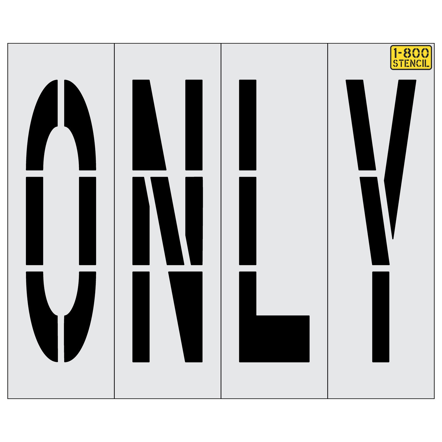 48" ONLY Stencil - 1-800-Stencil