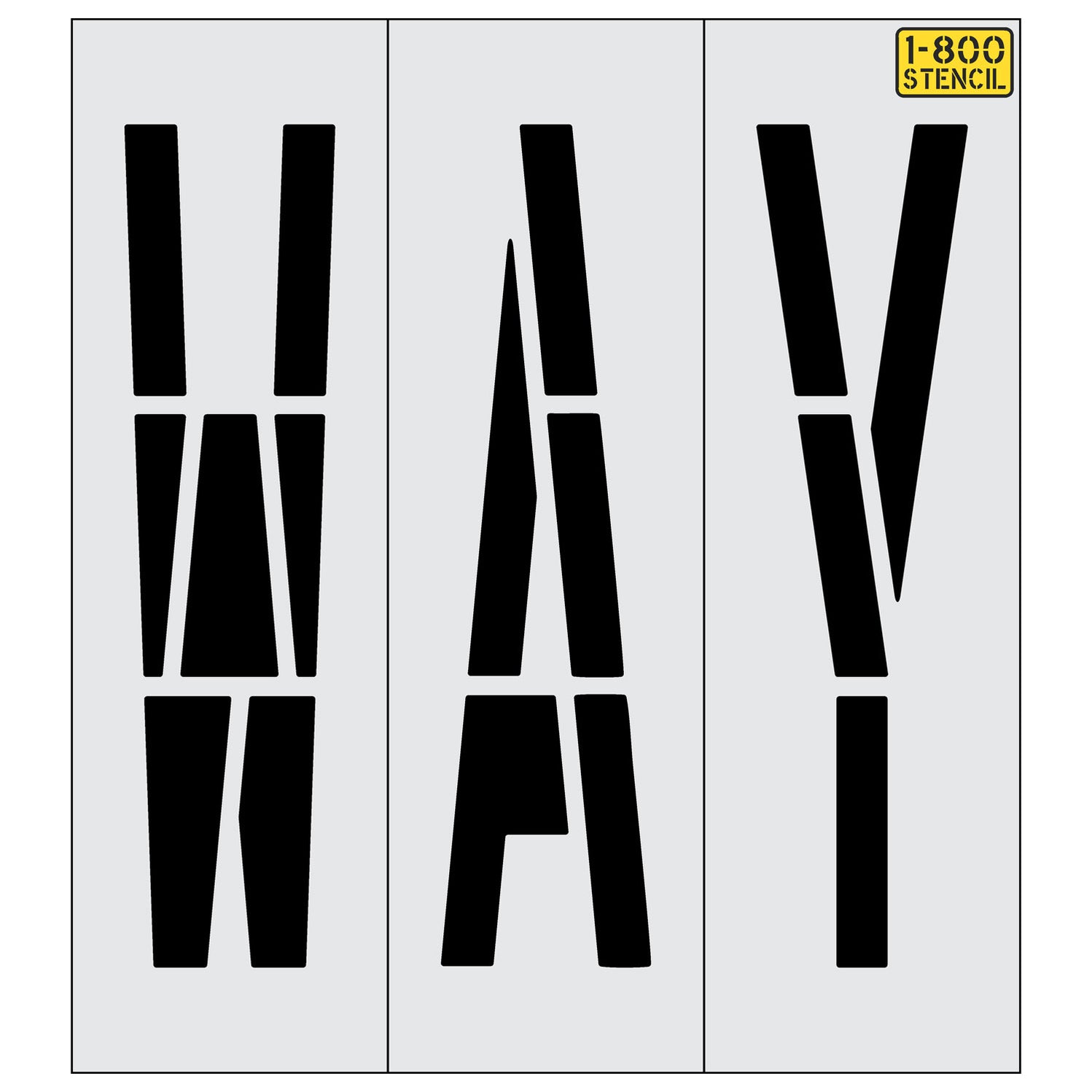 48" WAY Stencil — 1-800-Stencil