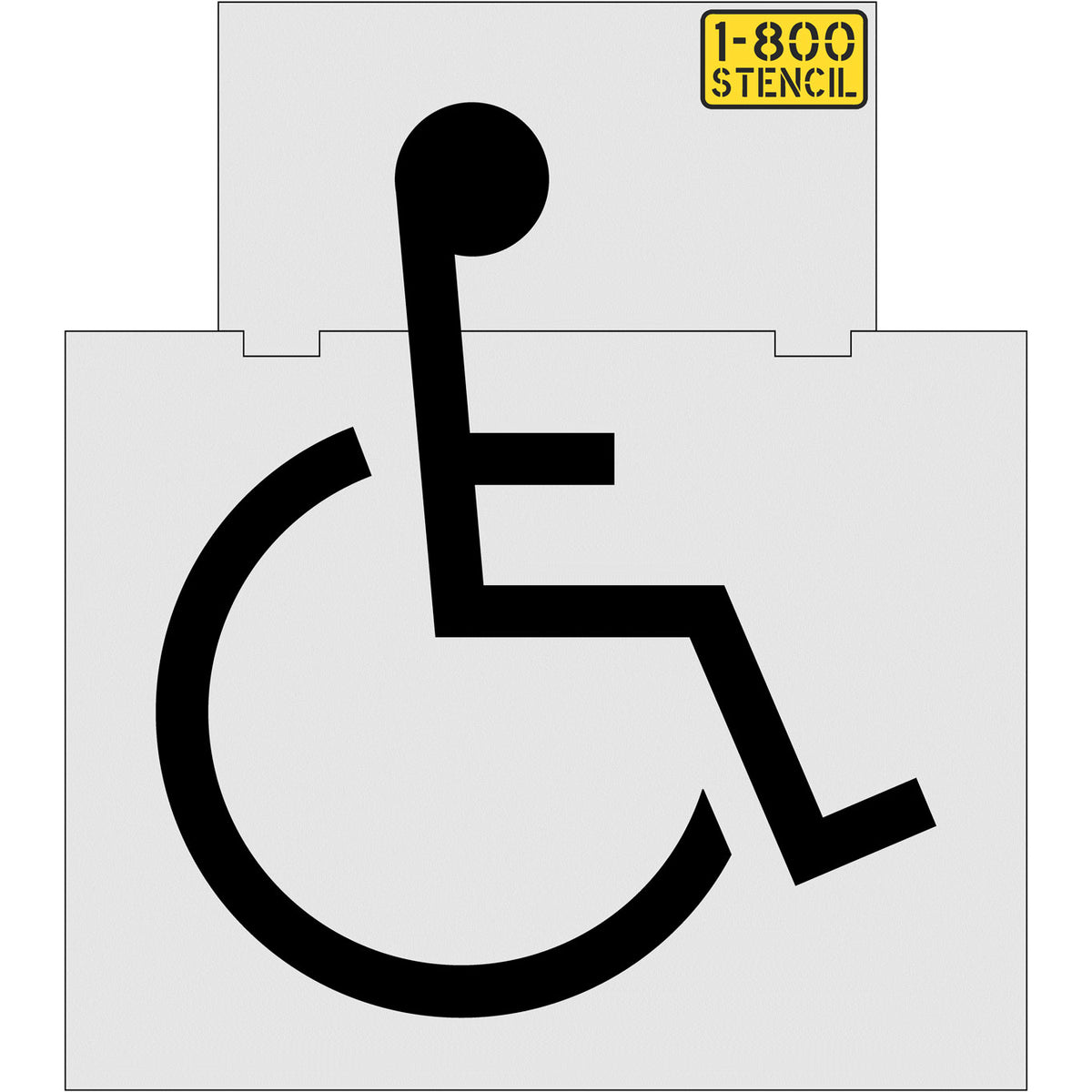 72" ADA Handicap Stencil — 1-800-Stencil
