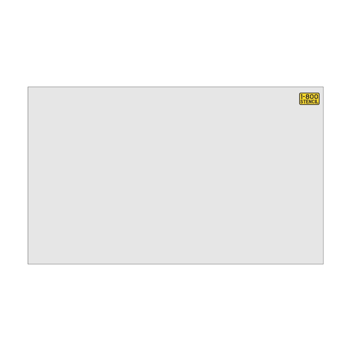 36" x 60" Stencil Material - 1-800-Stencil