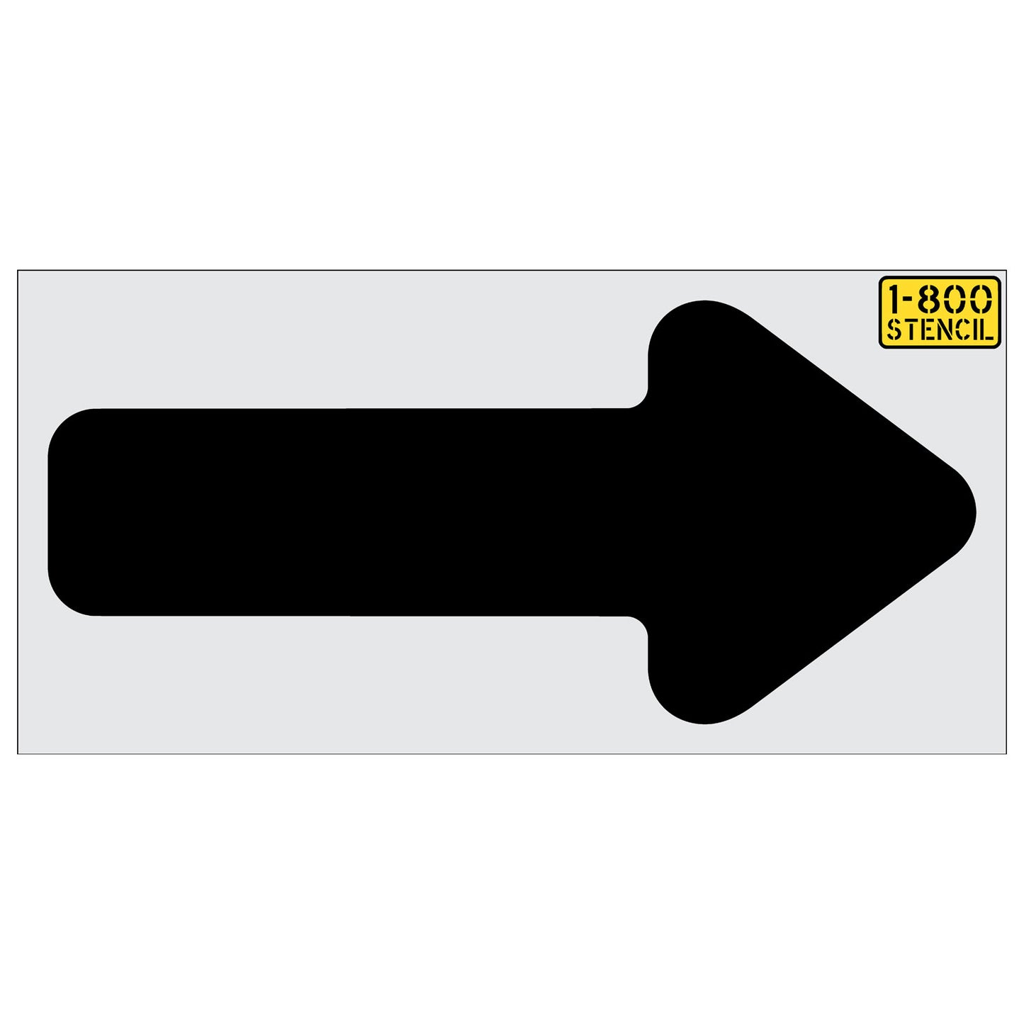 92" Dunkin Donuts Straight Arrow Stencil - 1-800-Stencil