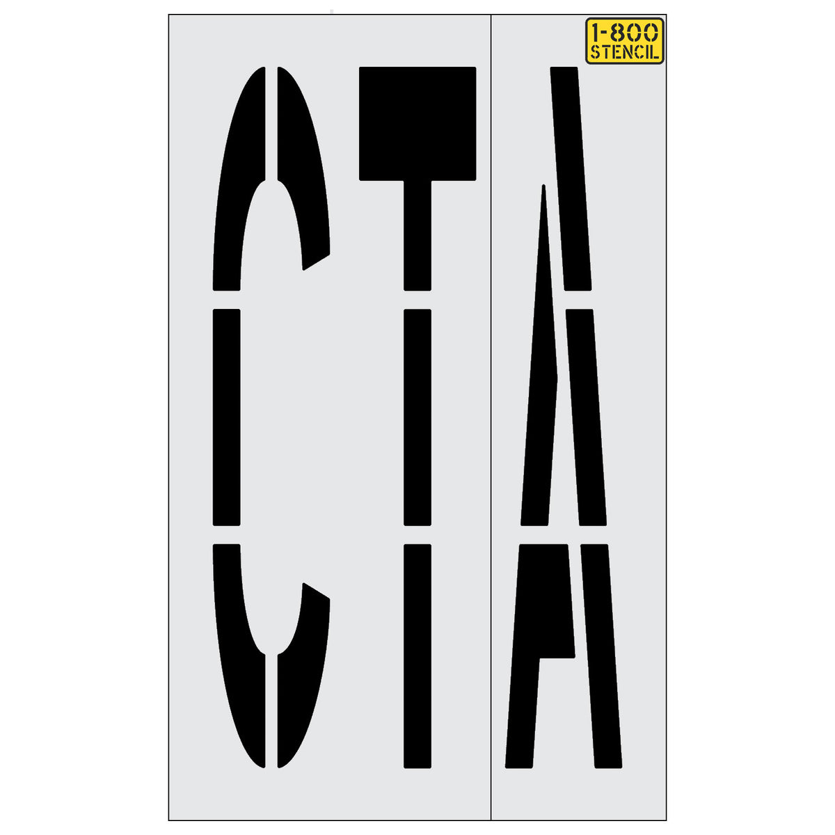 96" MUTCD CTA Stencil — 1-800-Stencil