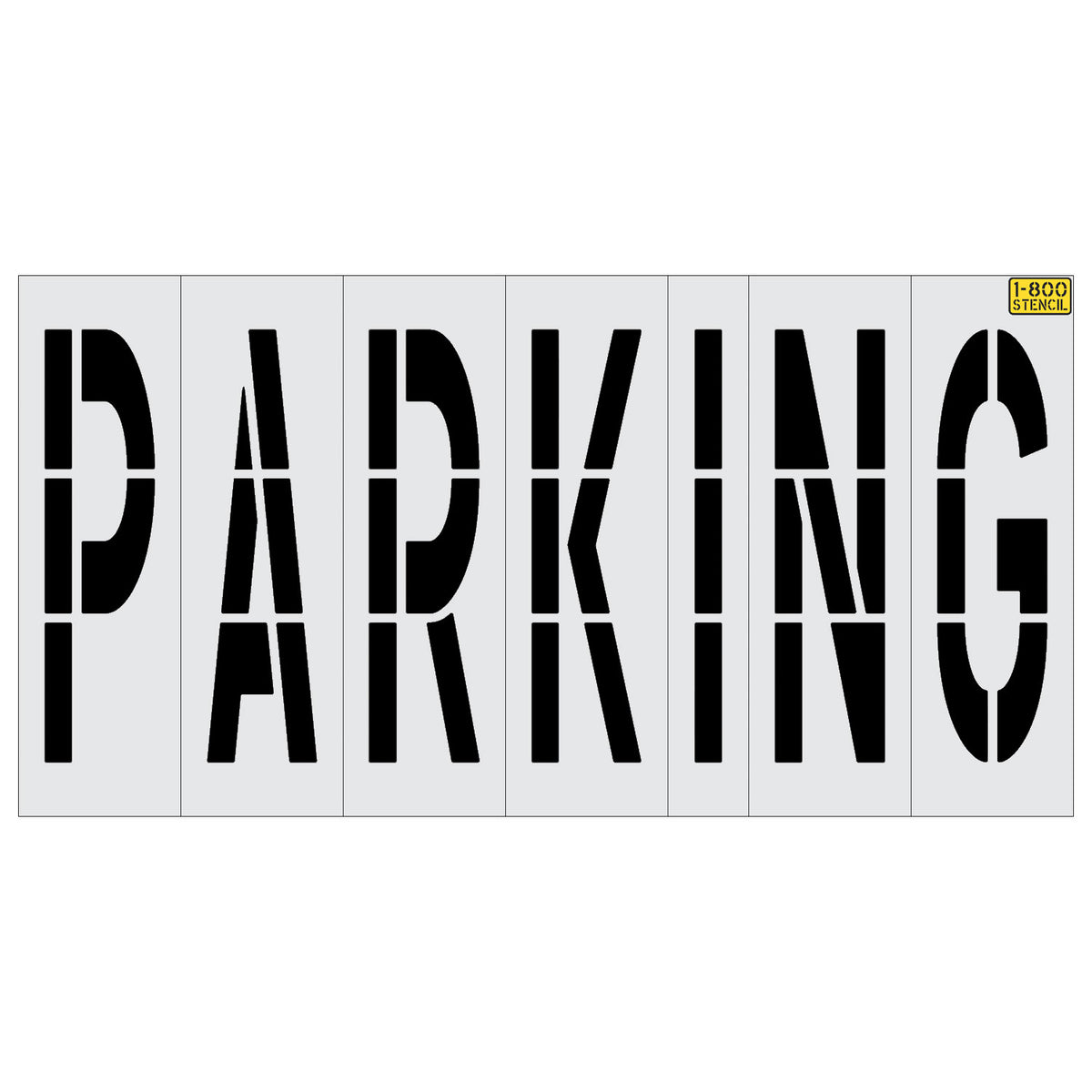 96" PARKING Stencil — 1-800-Stencil