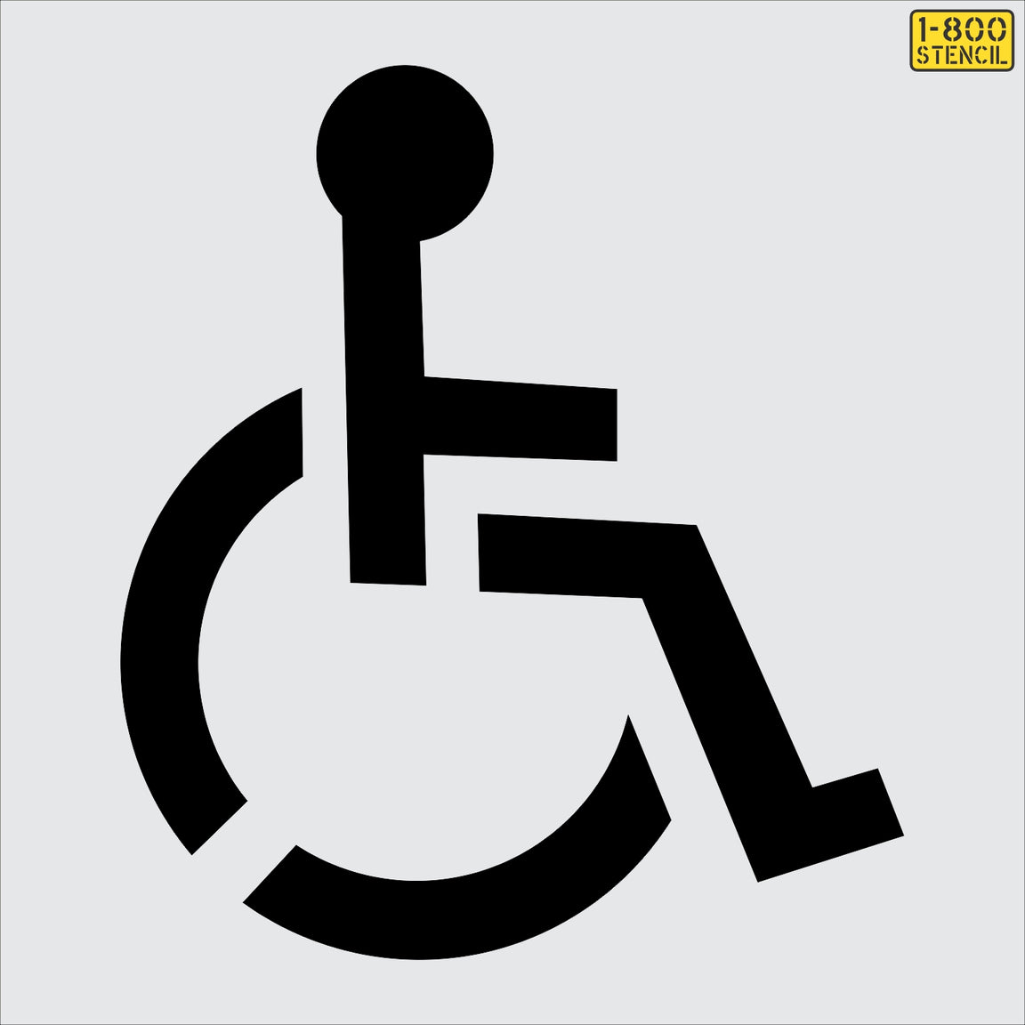 Handicap Pavement Marking Stencils - 1-800-Stencil