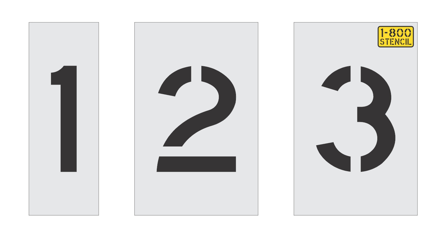 5" Number Kit Stencil - 1-800-Stencil