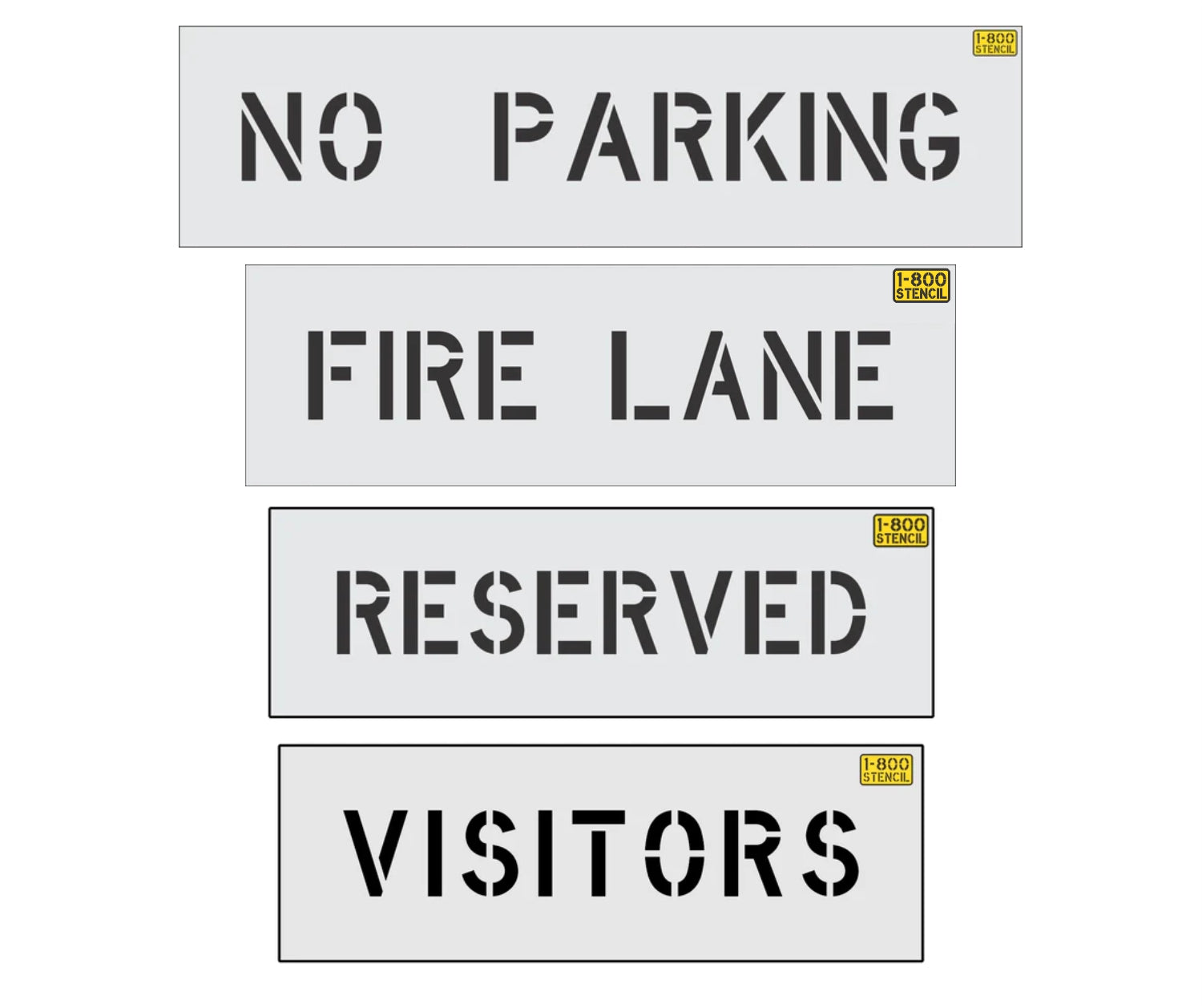 Four On The Forth - 4" Wording Package - 1-800-Stencil