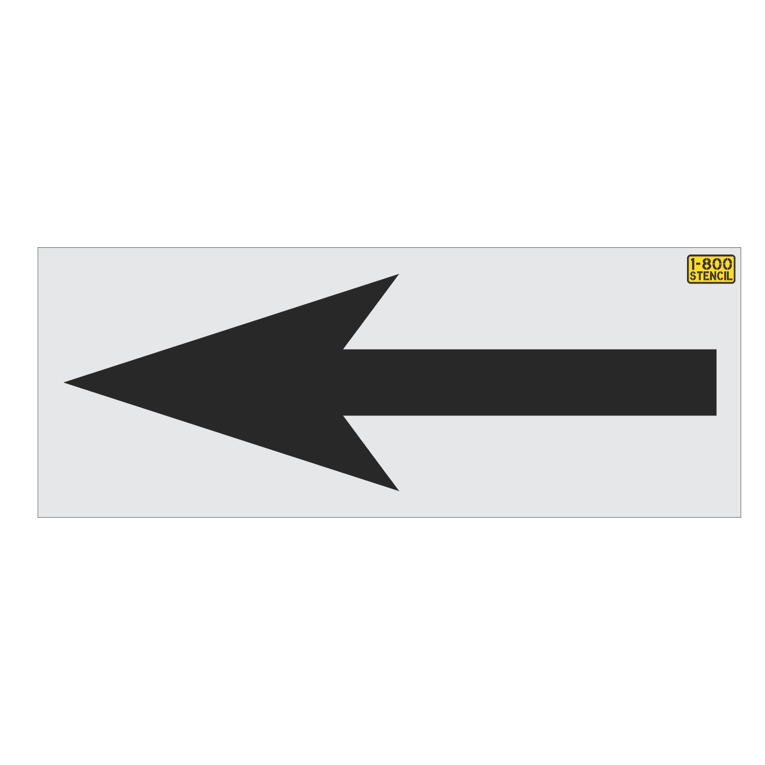 116" Wegmans Straight Arrow Stencil - 1-800-Stencil