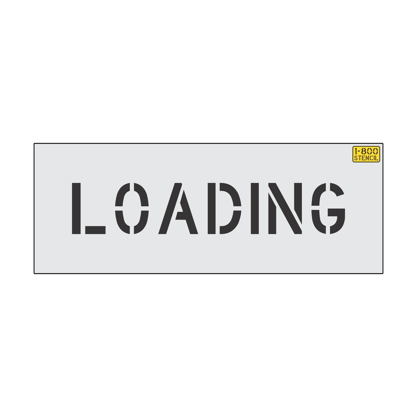 4" LOADING Stencil - 1-800-Stencil