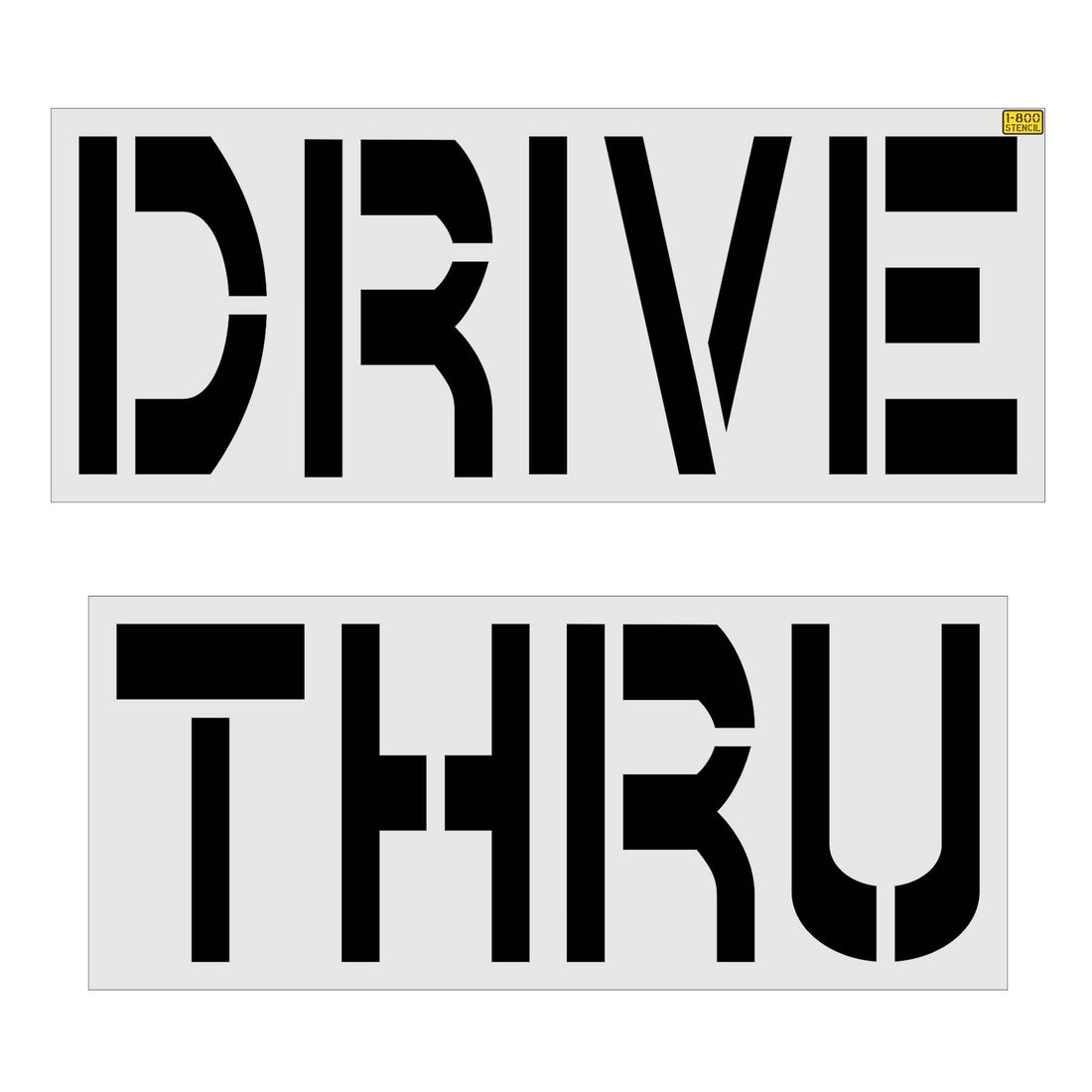 36" Chick-Fil-a DRIVE THRU Stencil | Parking Lot & Drive-Thru Pavement ...