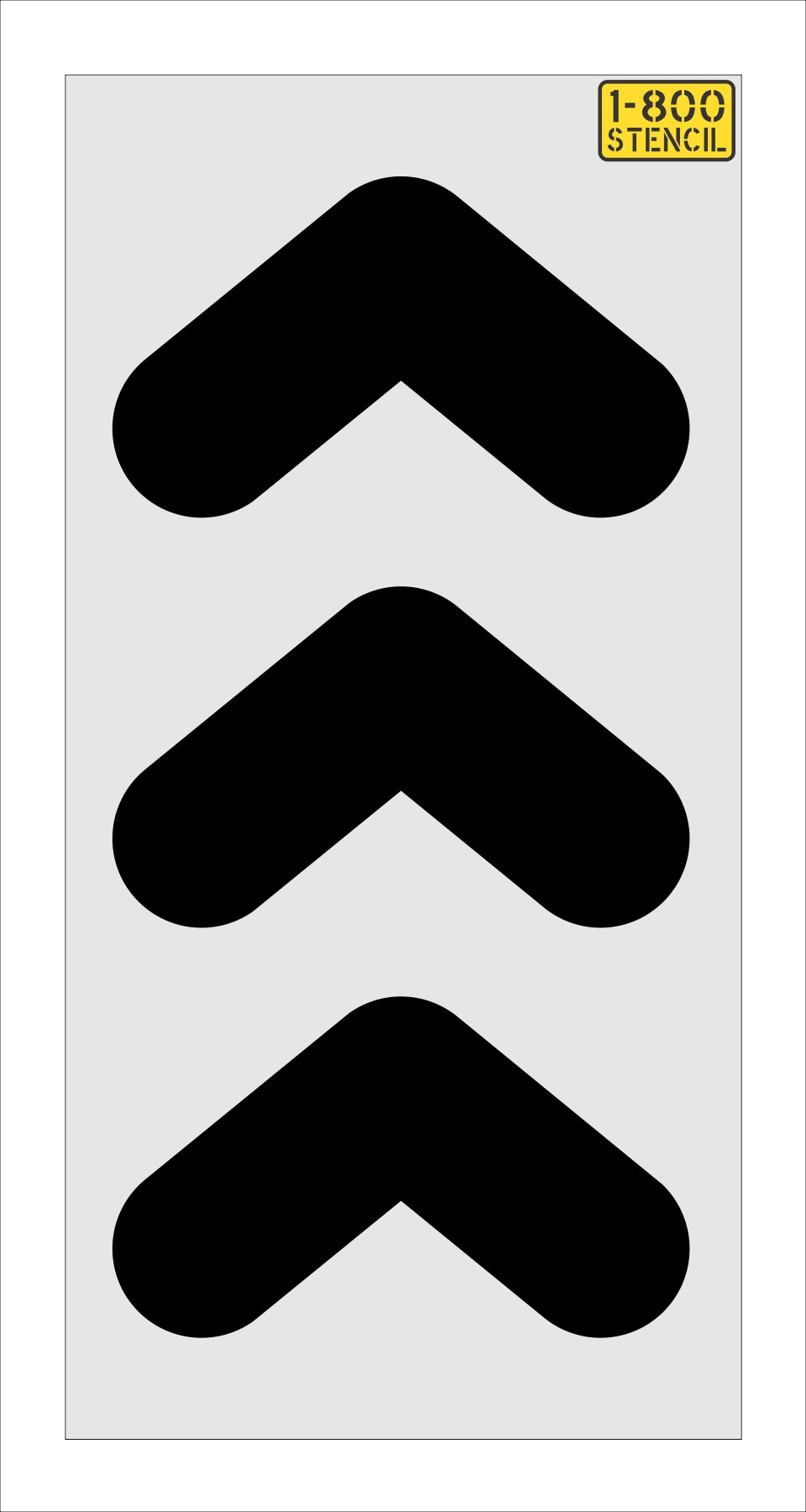 79" Dunkin Donuts Chevron Stencil - 1-800-Stencil