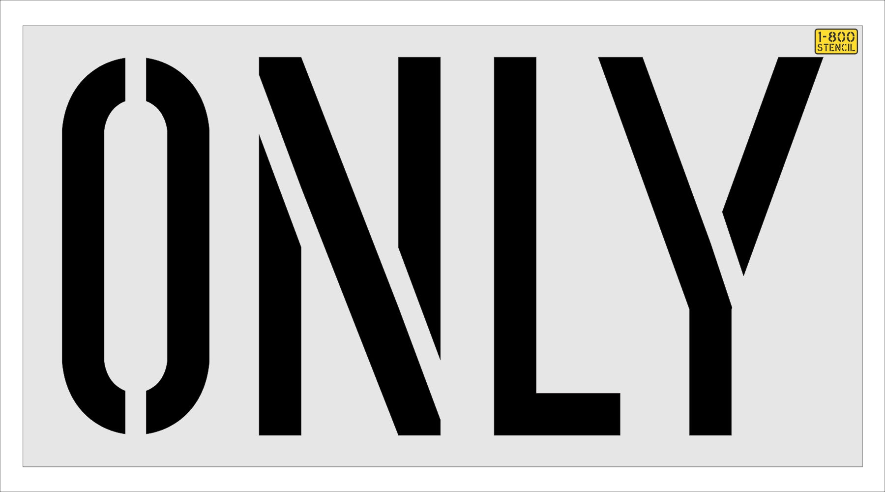 36" Hyvee ONLY Stencil - 1-800-Stencil