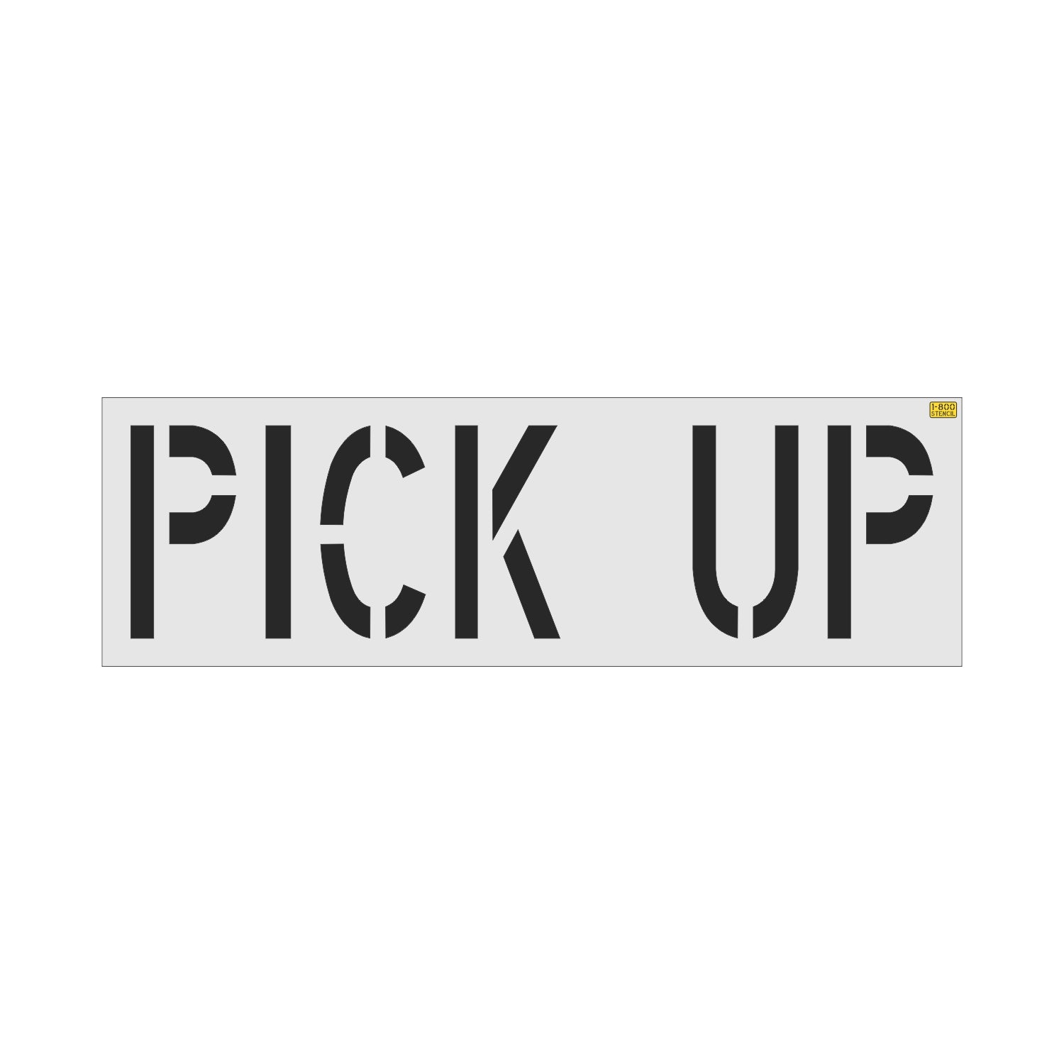24" Hyvee PICK UP Stencil - 1-800-Stencil