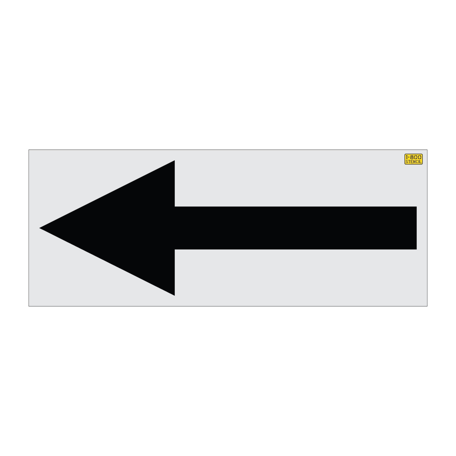 106" Sams Club Straight Arrow Stencil - 1-800-Stencil