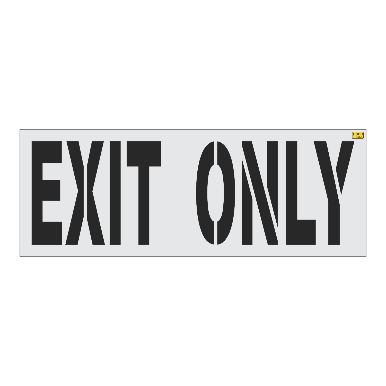 36" Wendy's EXIT ONLY Stencil | Parking Lot & Drive-Thru Pavement ...