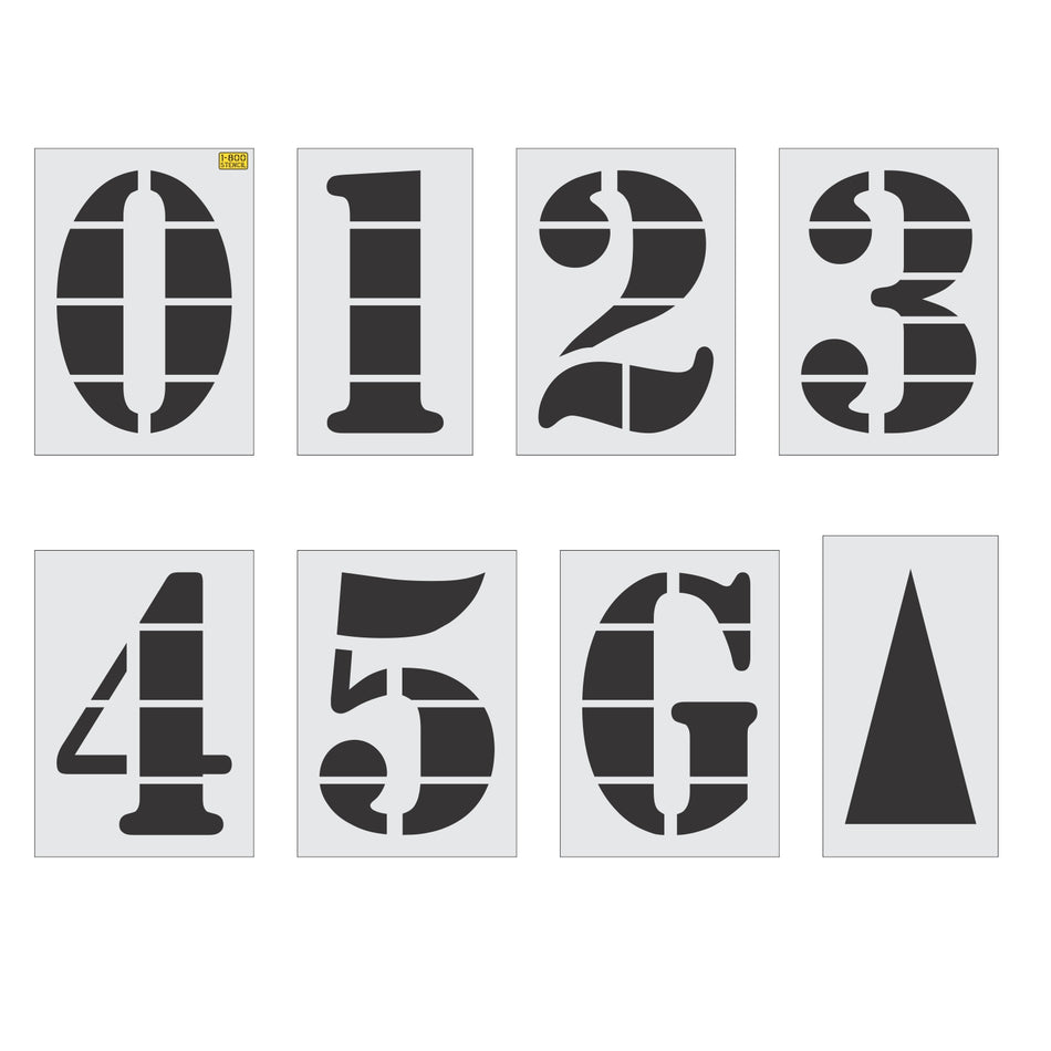 36" Number Kits - 1-800-Stencil