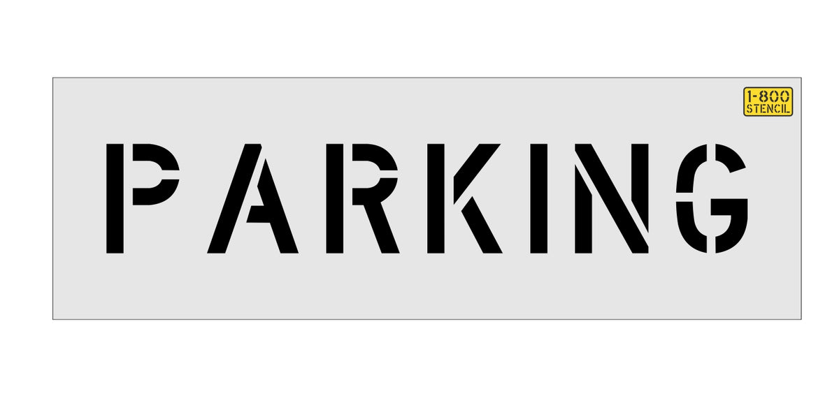 4" PARKING Stencil — 1-800-Stencil