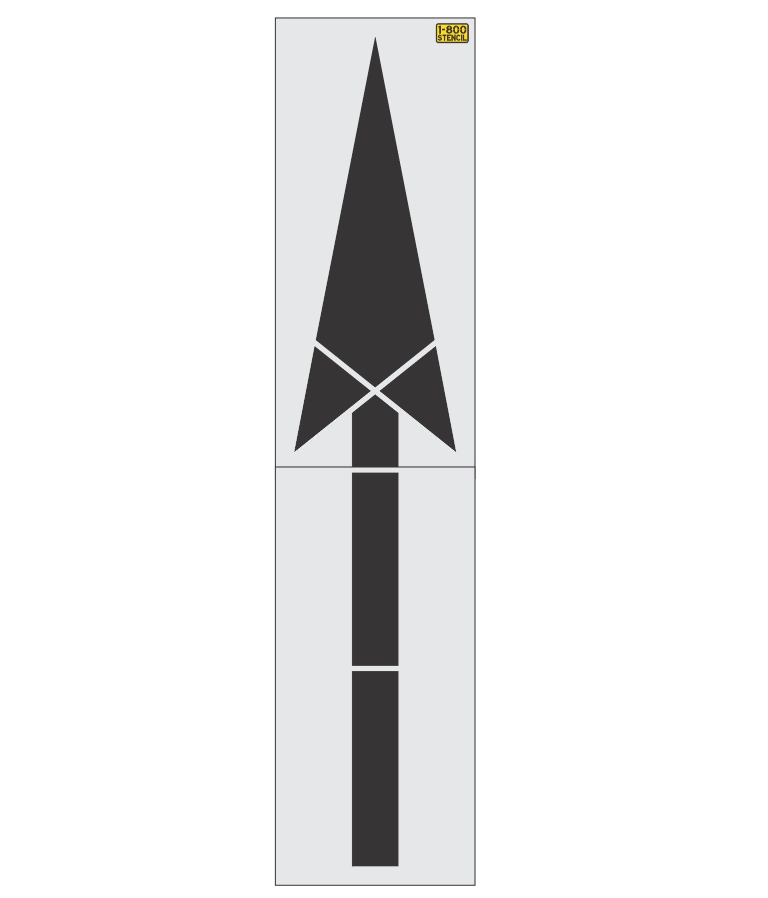 216" California DOT Straight Arrow Stencil | Parking Lot & Drive-Thru ...