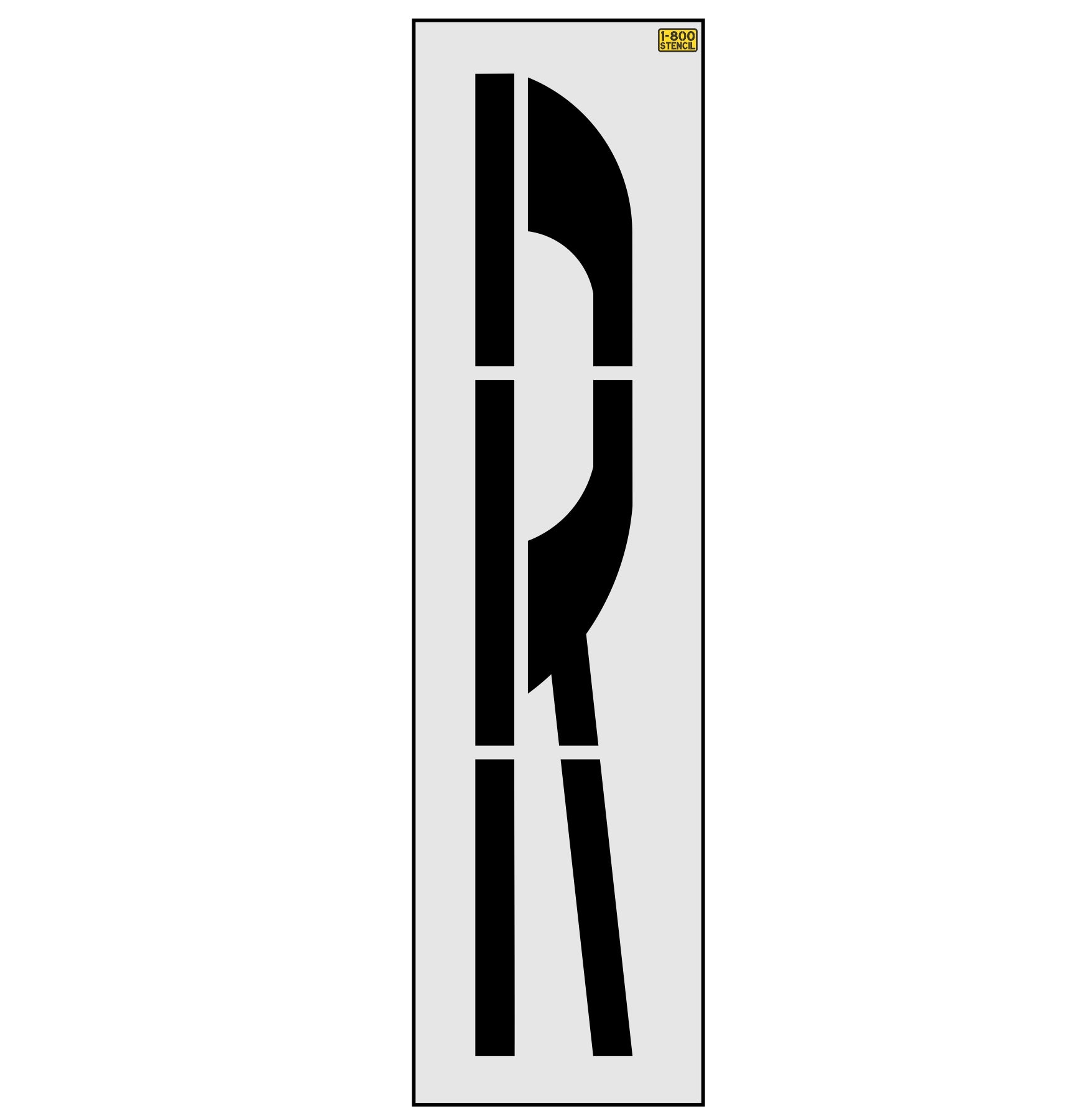 72" Connecticut DOT Railroad Crossing Letter Stencil - 1-800-Stencil