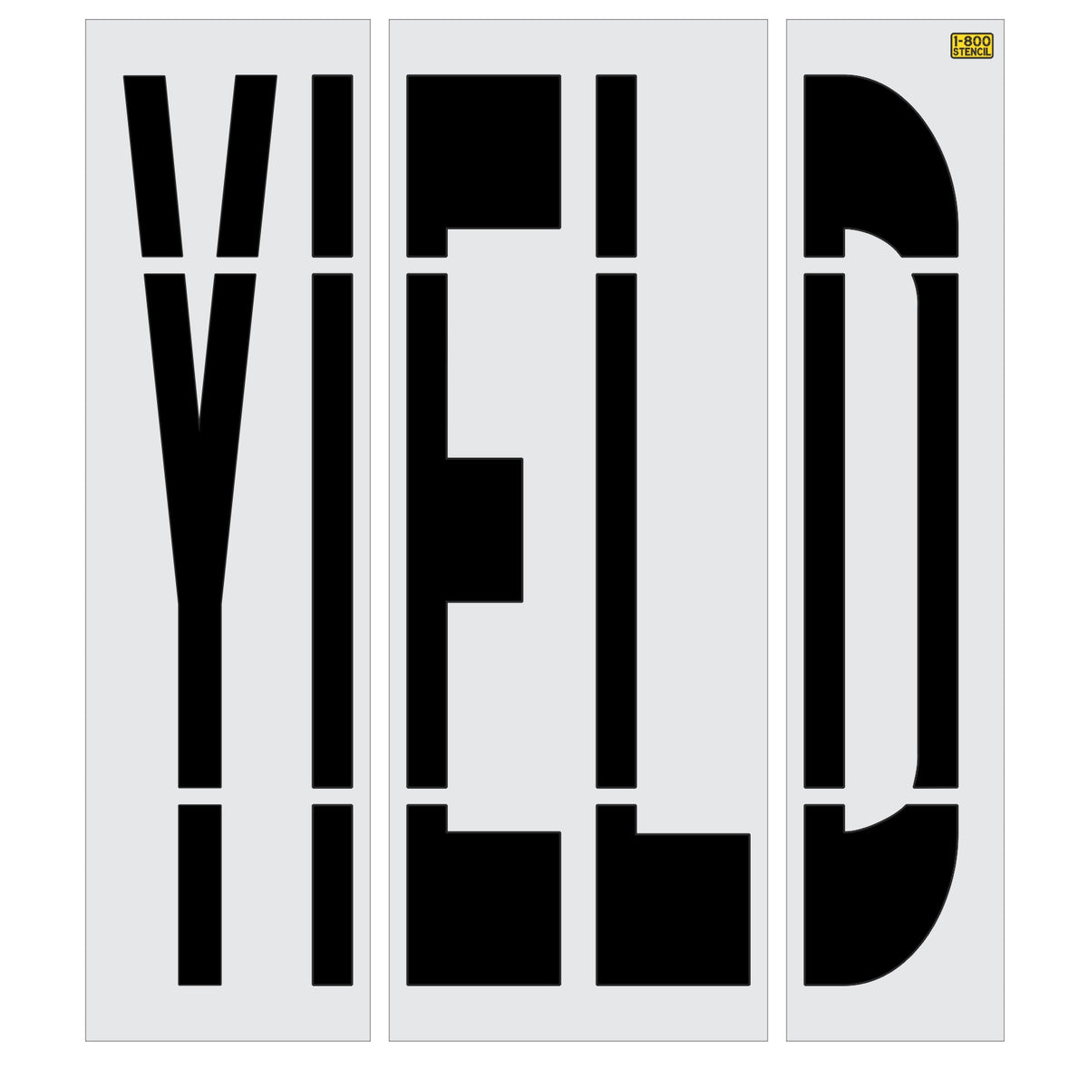 96" Michigan DOT YIELD Stencil — 1-800-Stencil