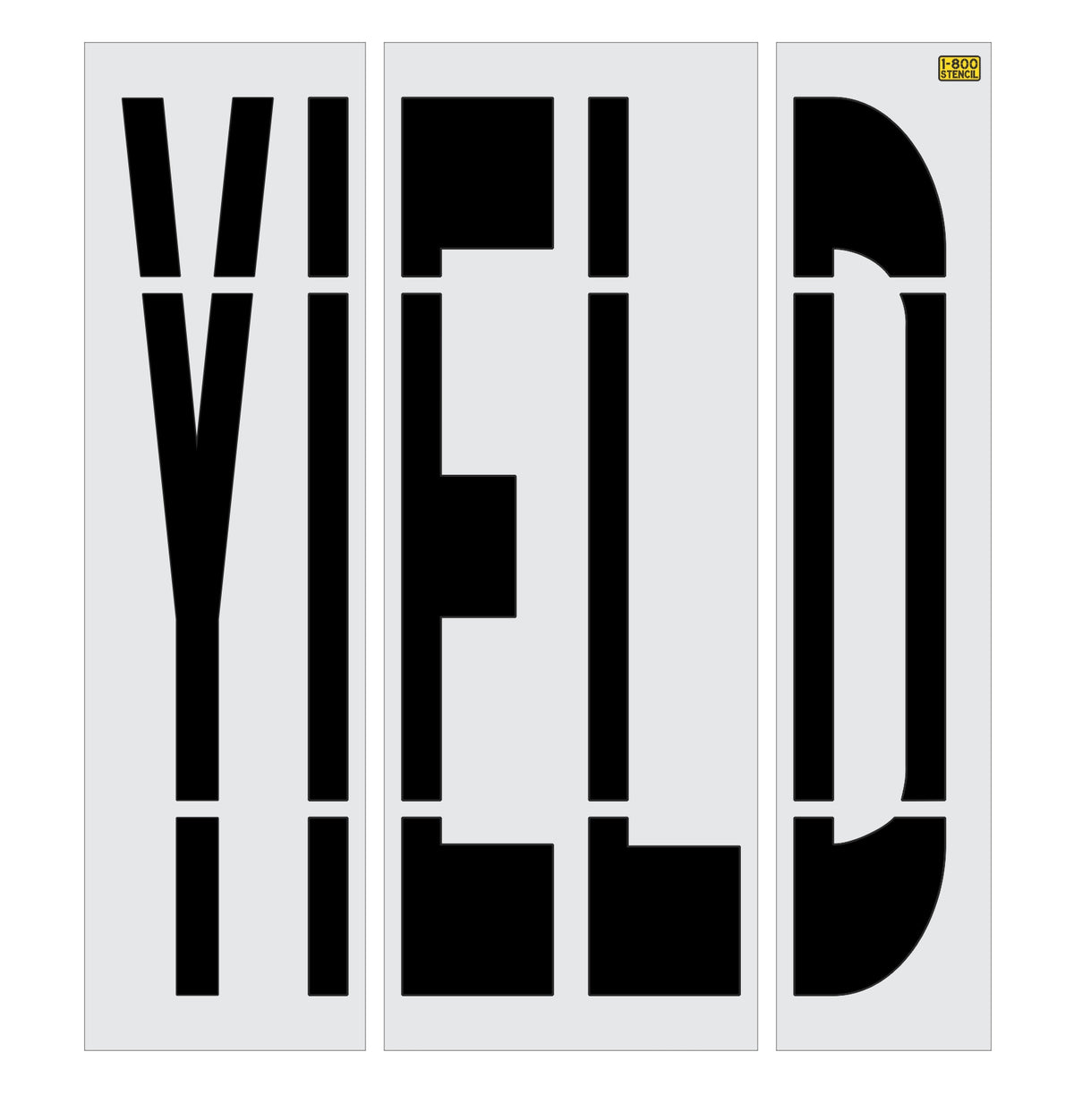 96" Michigan DOT YIELD Stencil — 1-800-Stencil