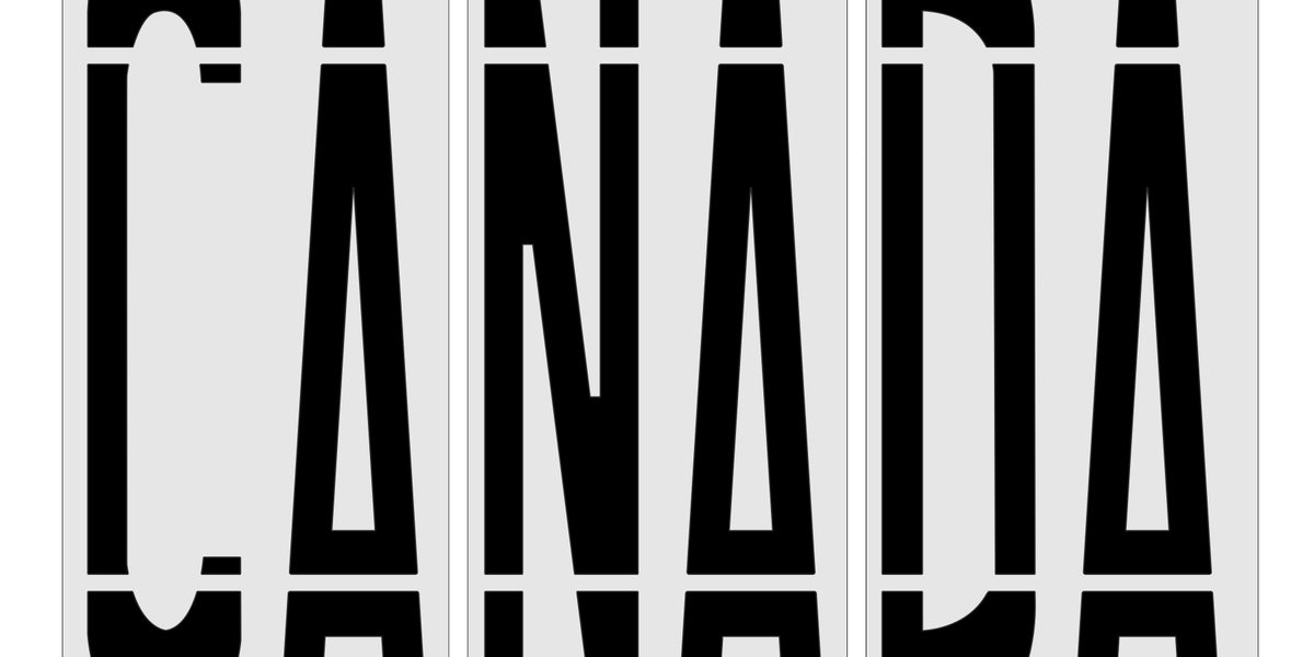 96" Michigan DOT CANADA Stencil — 1-800-Stencil