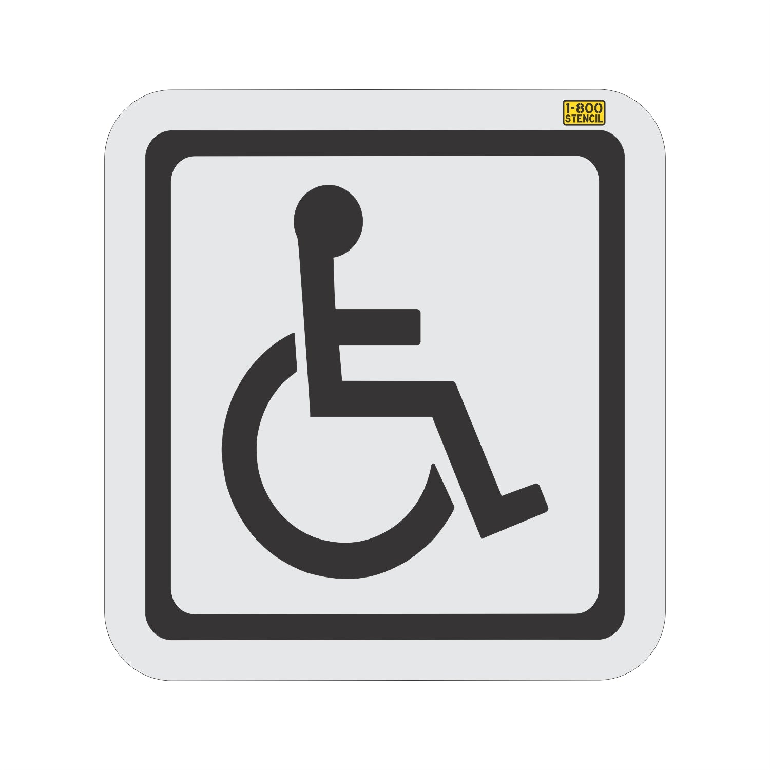 39" Michigan DOT Handicap Stencil - 1-800-Stencil