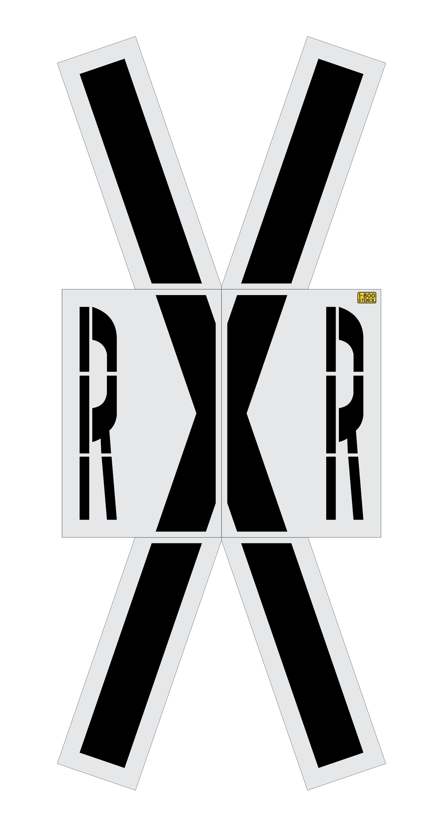 240" Michigan DOT Railroad Crossing Kit | Parking Lot & Drive-Thru ...