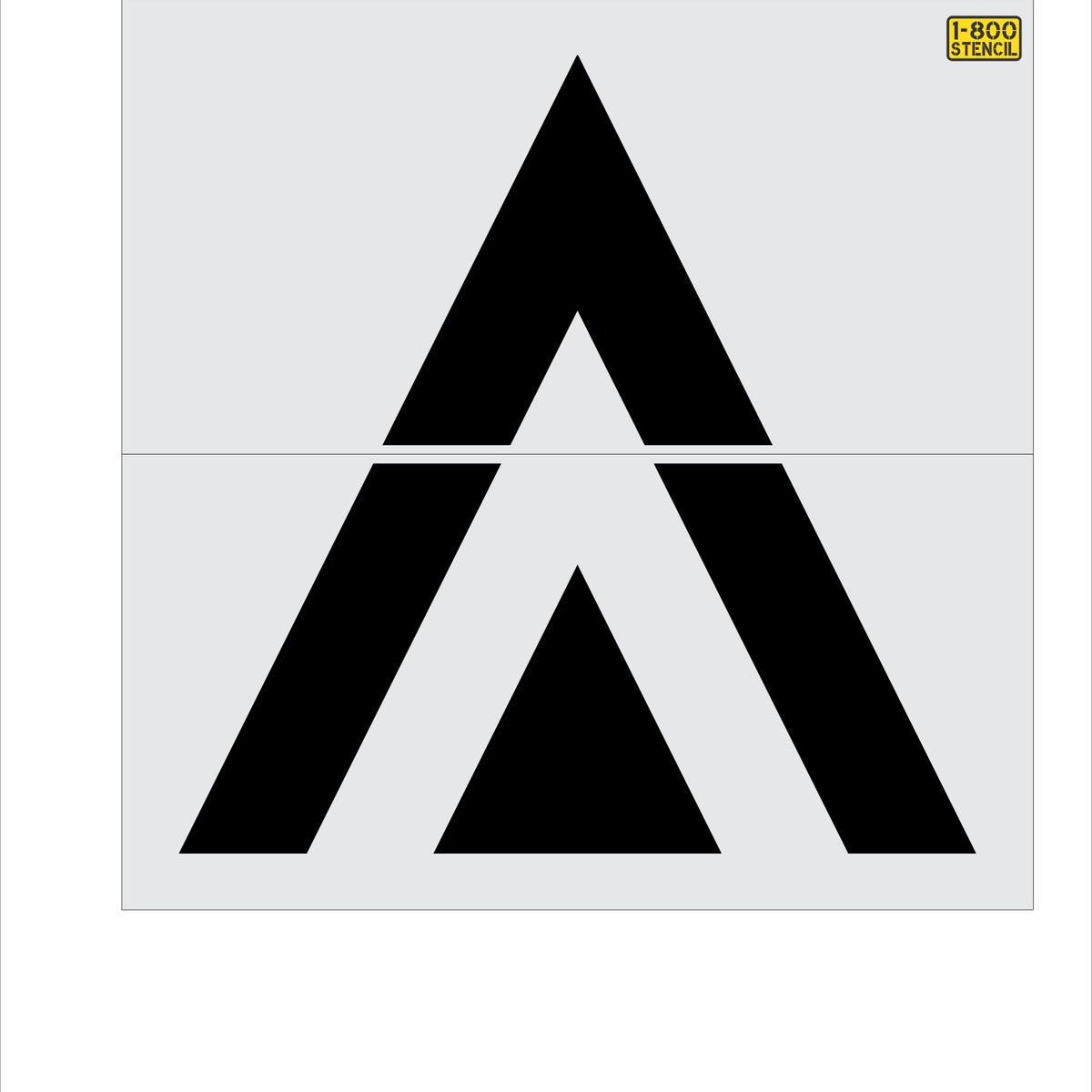 84" Michigan DOT Speed Hump Stencil — 1-800-Stencil