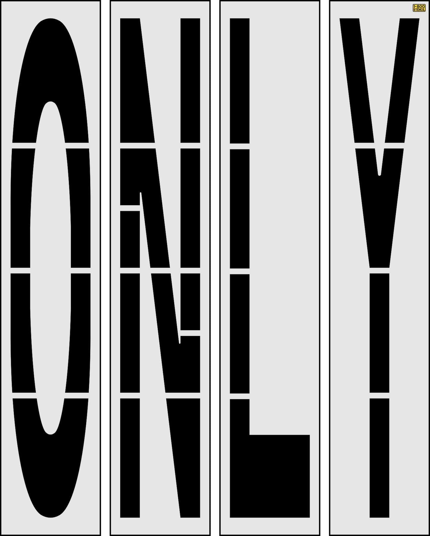 100" Montana DOT ONLY Stencil - 1-800-Stencil