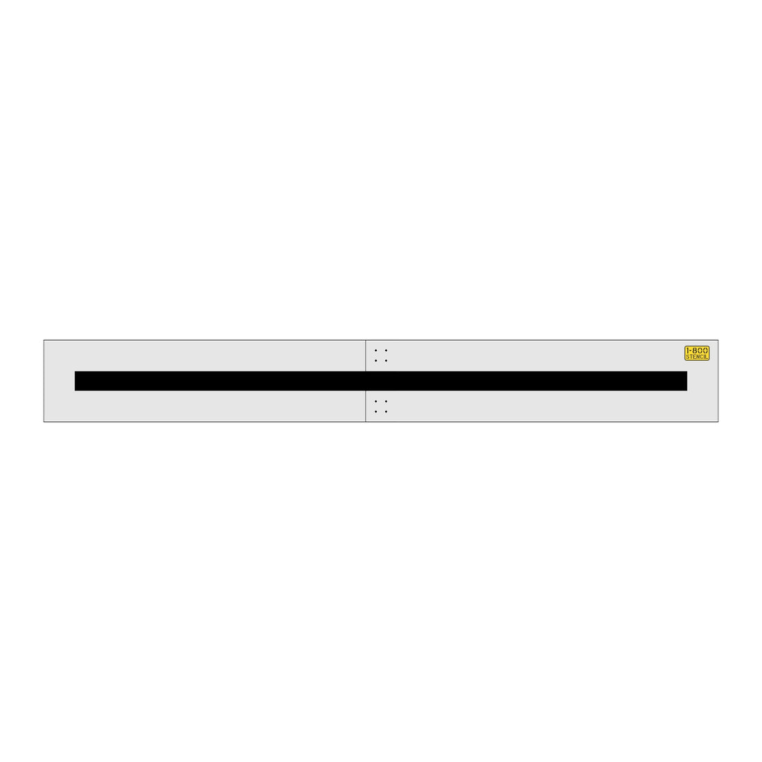 4"x10' North Carolina DOT Line Stencil | Parking Lot & Drive-Thru ...