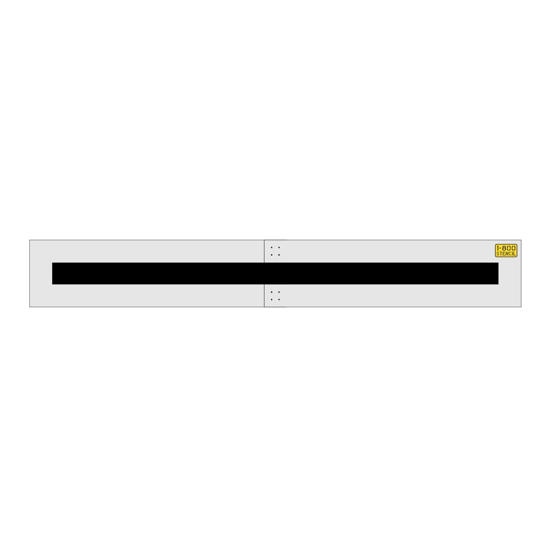 6"x10' North Carolina DOT Line Stencil | Parking Lot & Drive-Thru ...