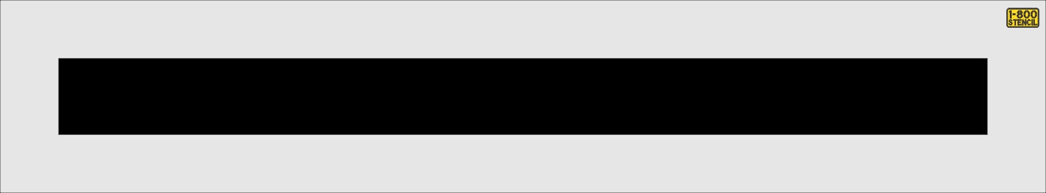 8"x8' North Carolina DOT Line Stencil - 1-800-Stencil